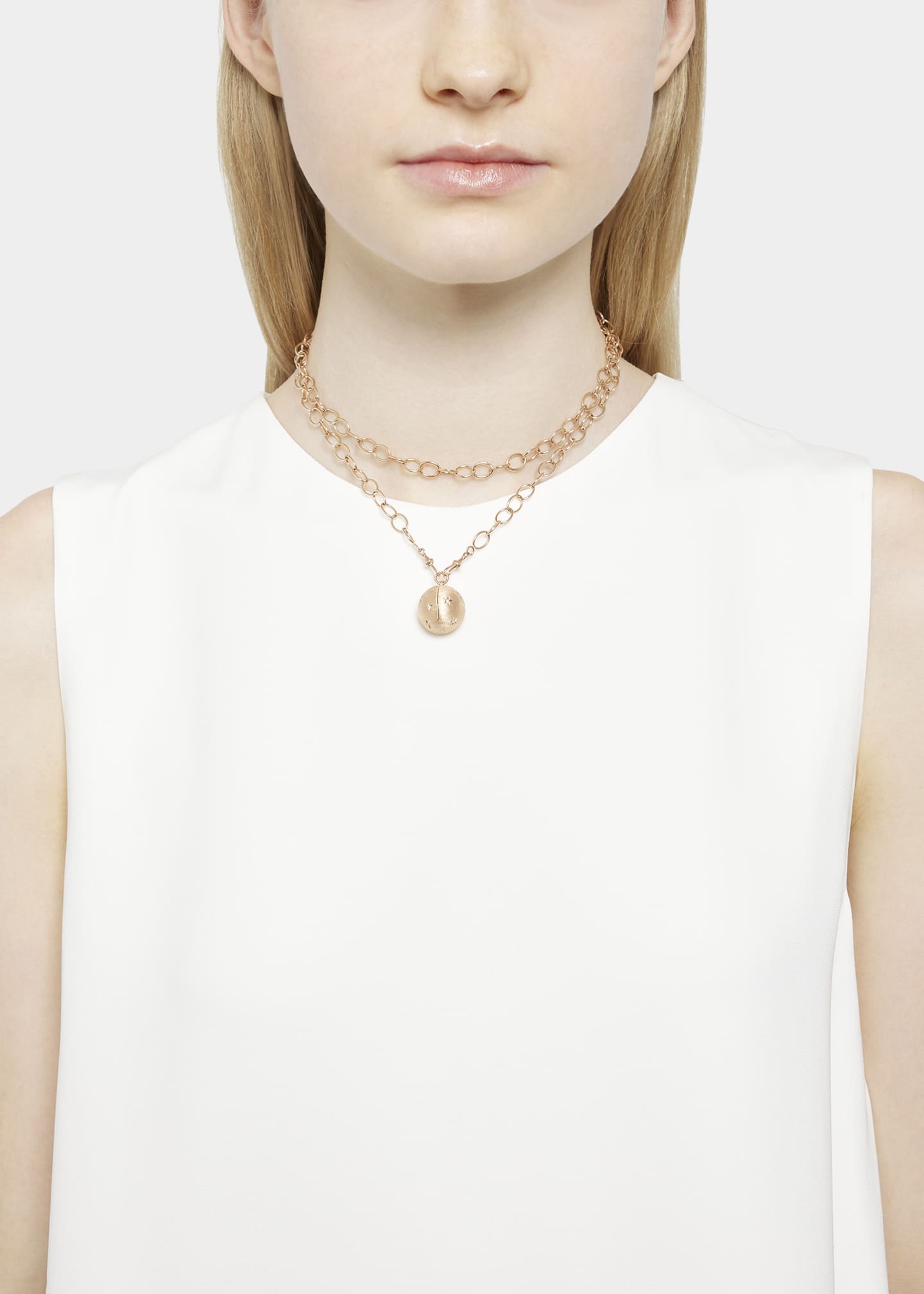 Marie Lichtenberg 18k Rose Gold Micro Rosa Chain Necklace - Bergdorf ...