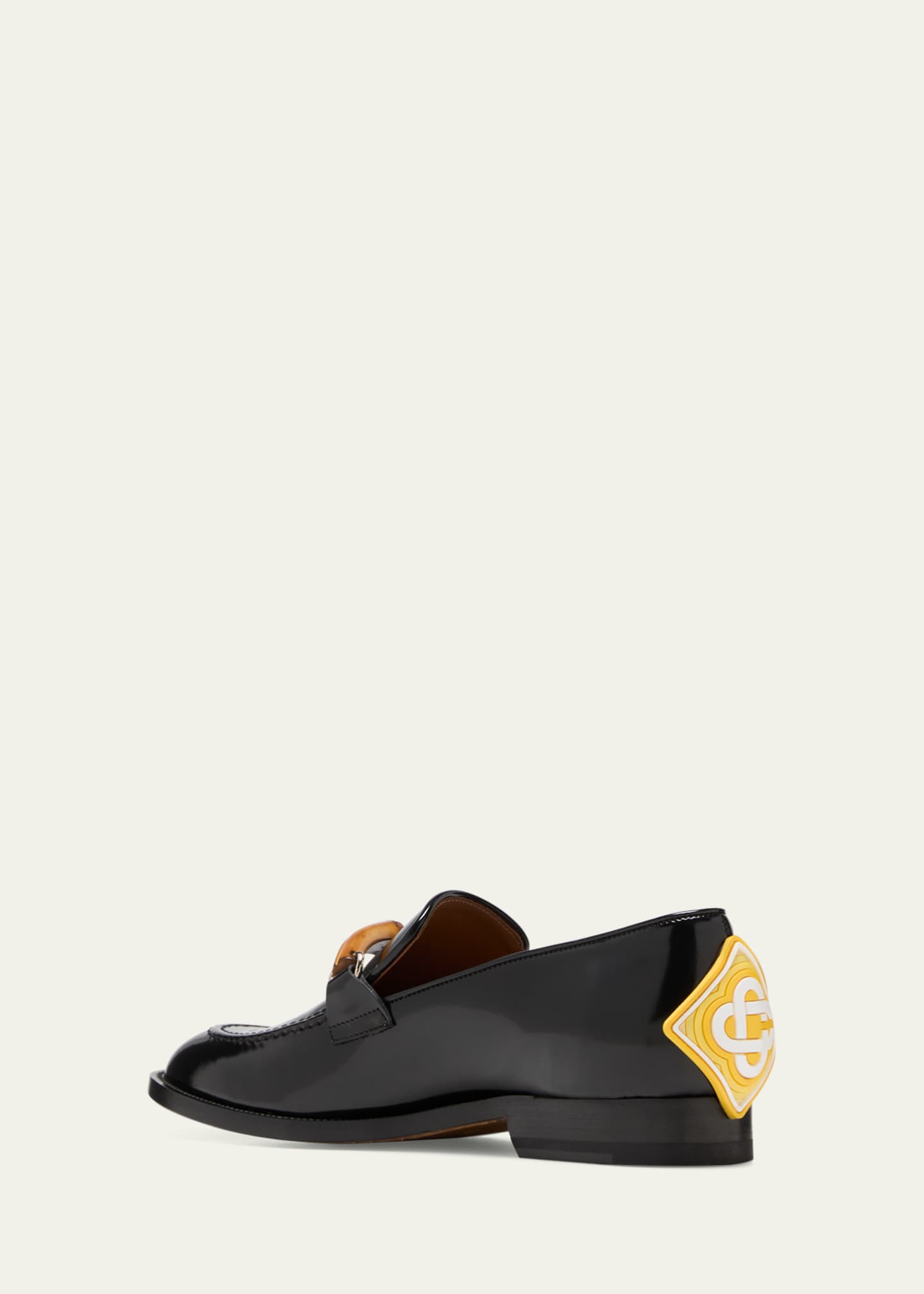 CASABLANCA Men's Monogram Color Block Loafers - Bergdorf Goodman