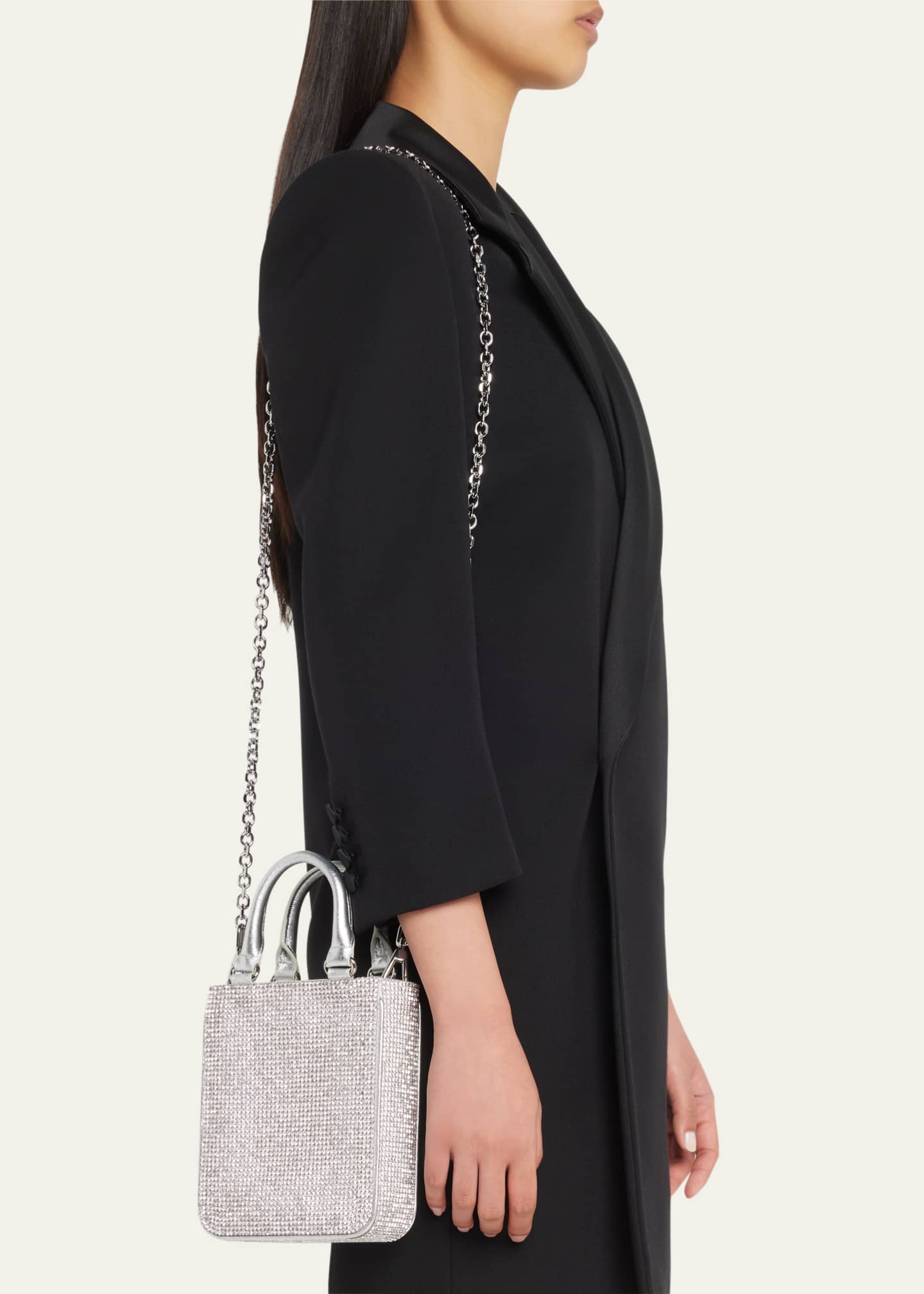 Judith Leiber Couture Mini Crystal Tote Crossbody Bag - Bergdorf Goodman