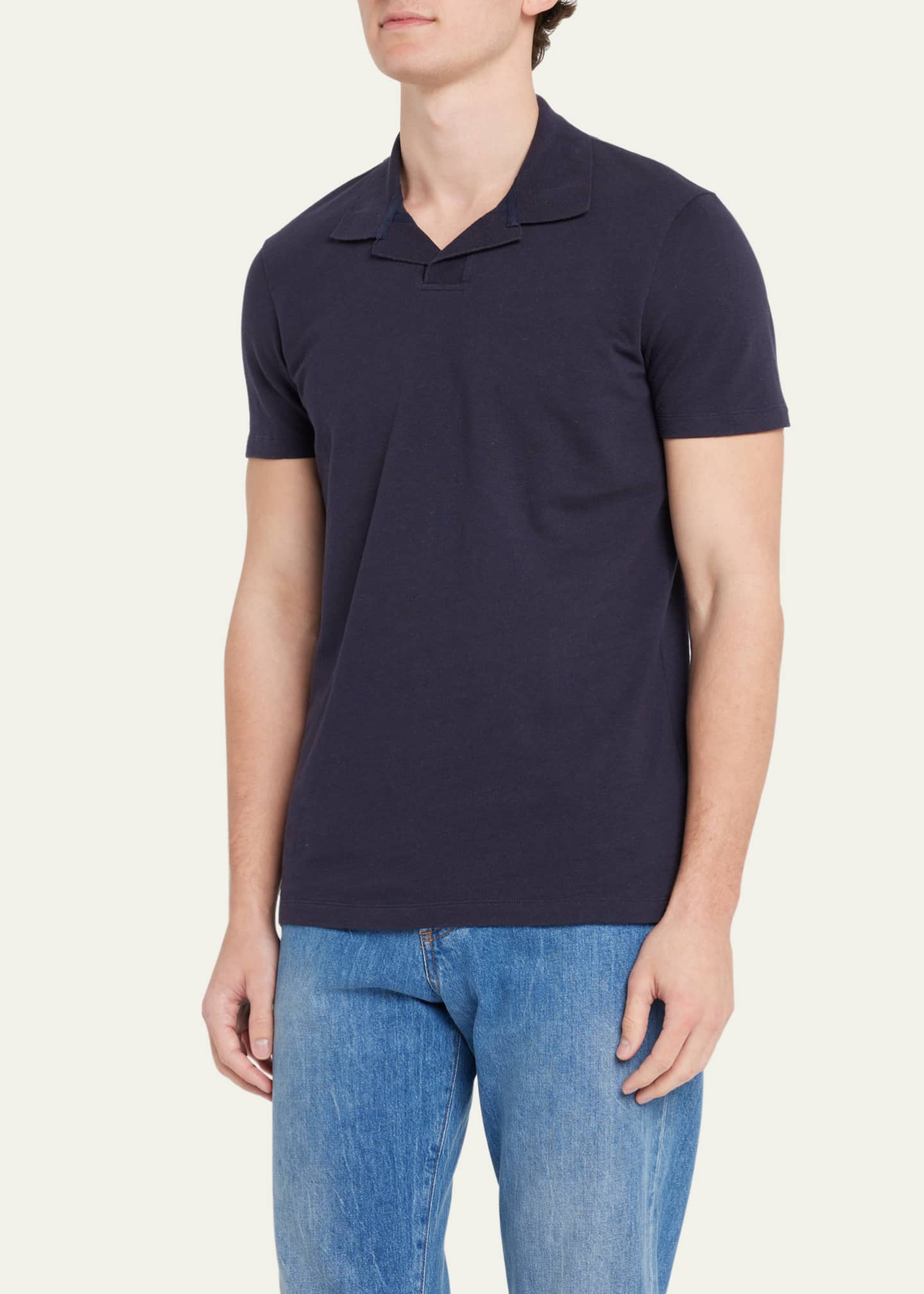 Orlebar Brown Men's Felix Classic Knit Polo Shirt - Bergdorf Goodman