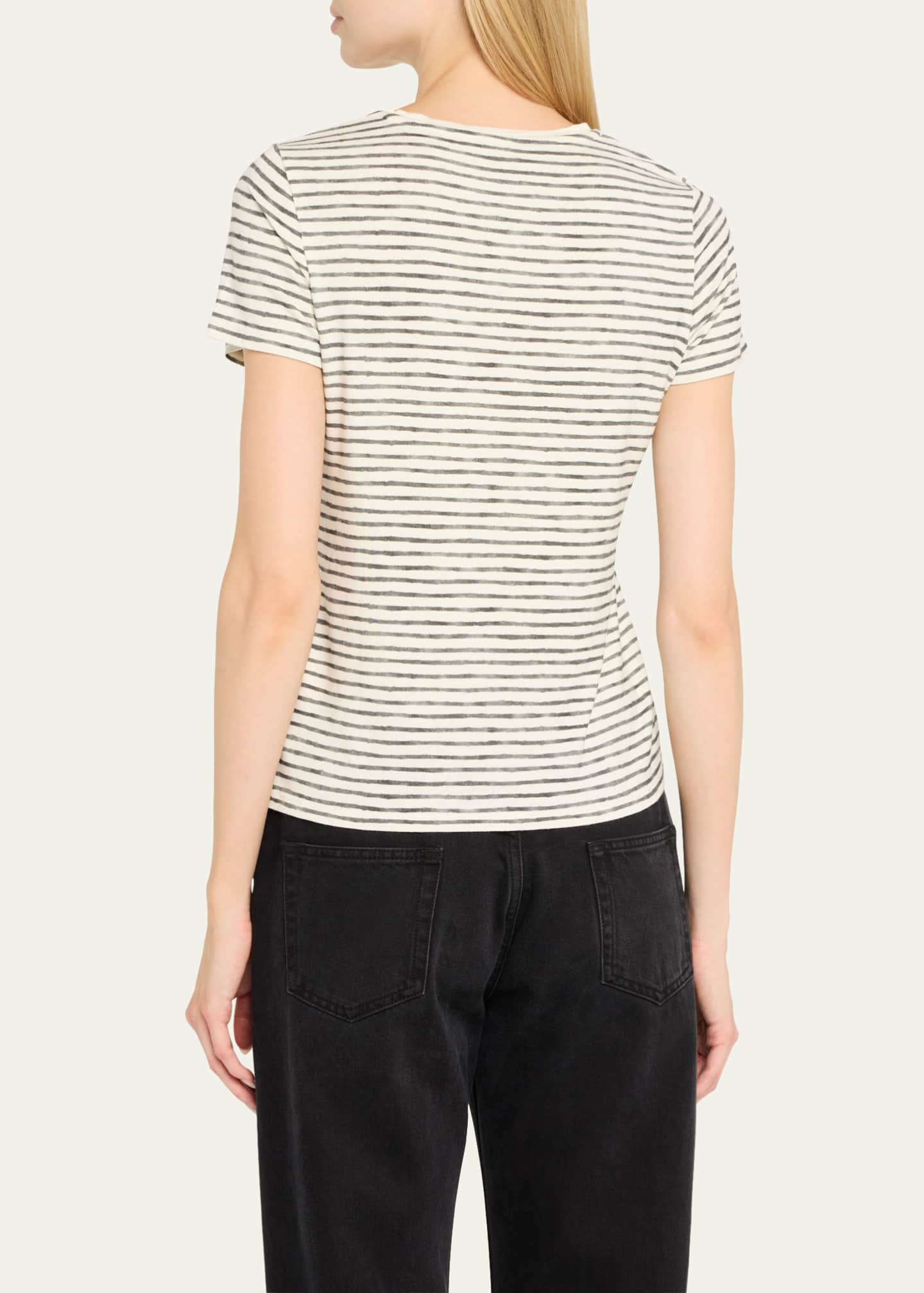 Majestic Filatures Cotton Striped Boat-Neck Tee - Bergdorf Goodman