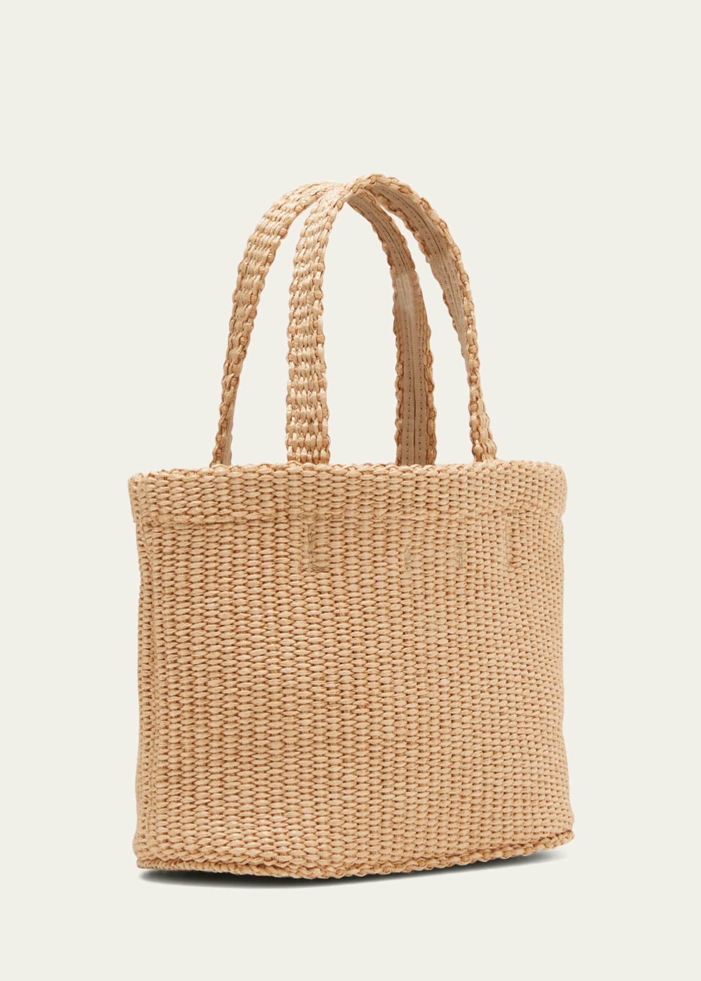 Jimmy Choo Mini Beach East-West Raffia Tote Bag - Bergdorf Goodman