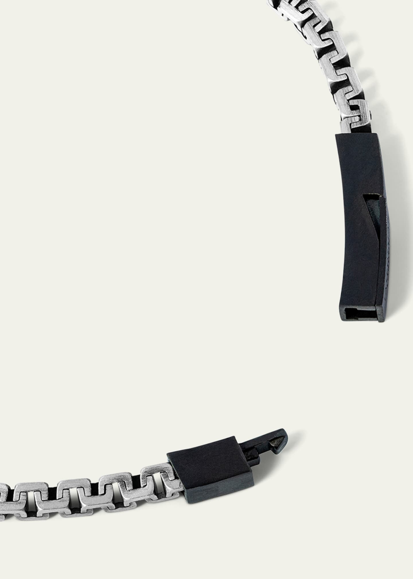 Tateossian Men's Matte Sterling Silver Chain Bracelet - Bergdorf Goodman