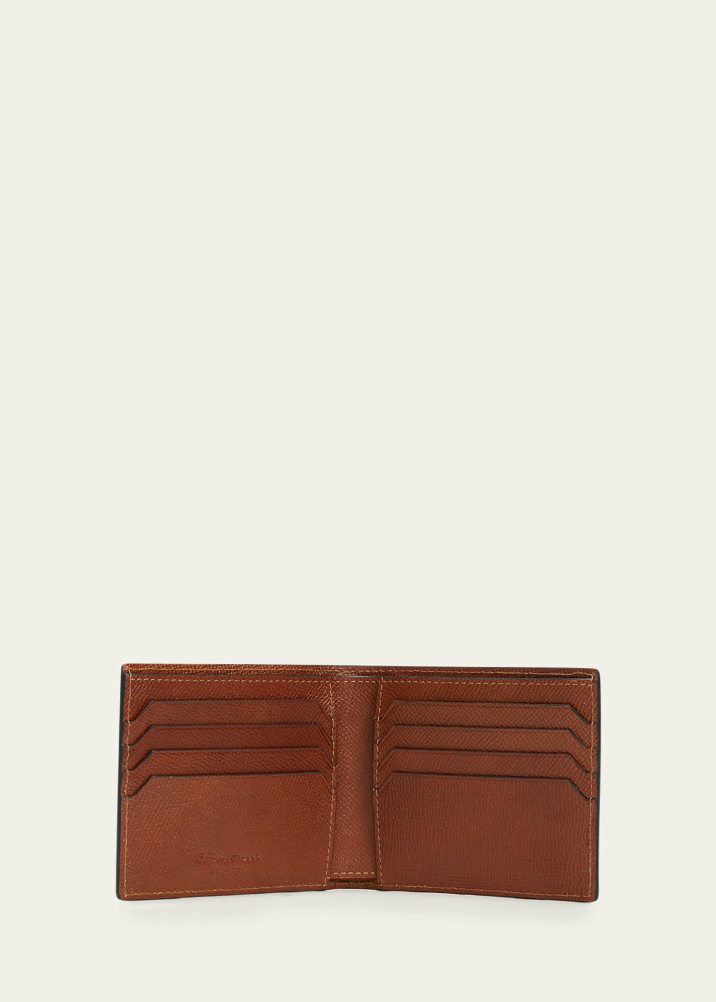Santoni Men's Saffiano Leather Bifold Wallet - Bergdorf Goodman