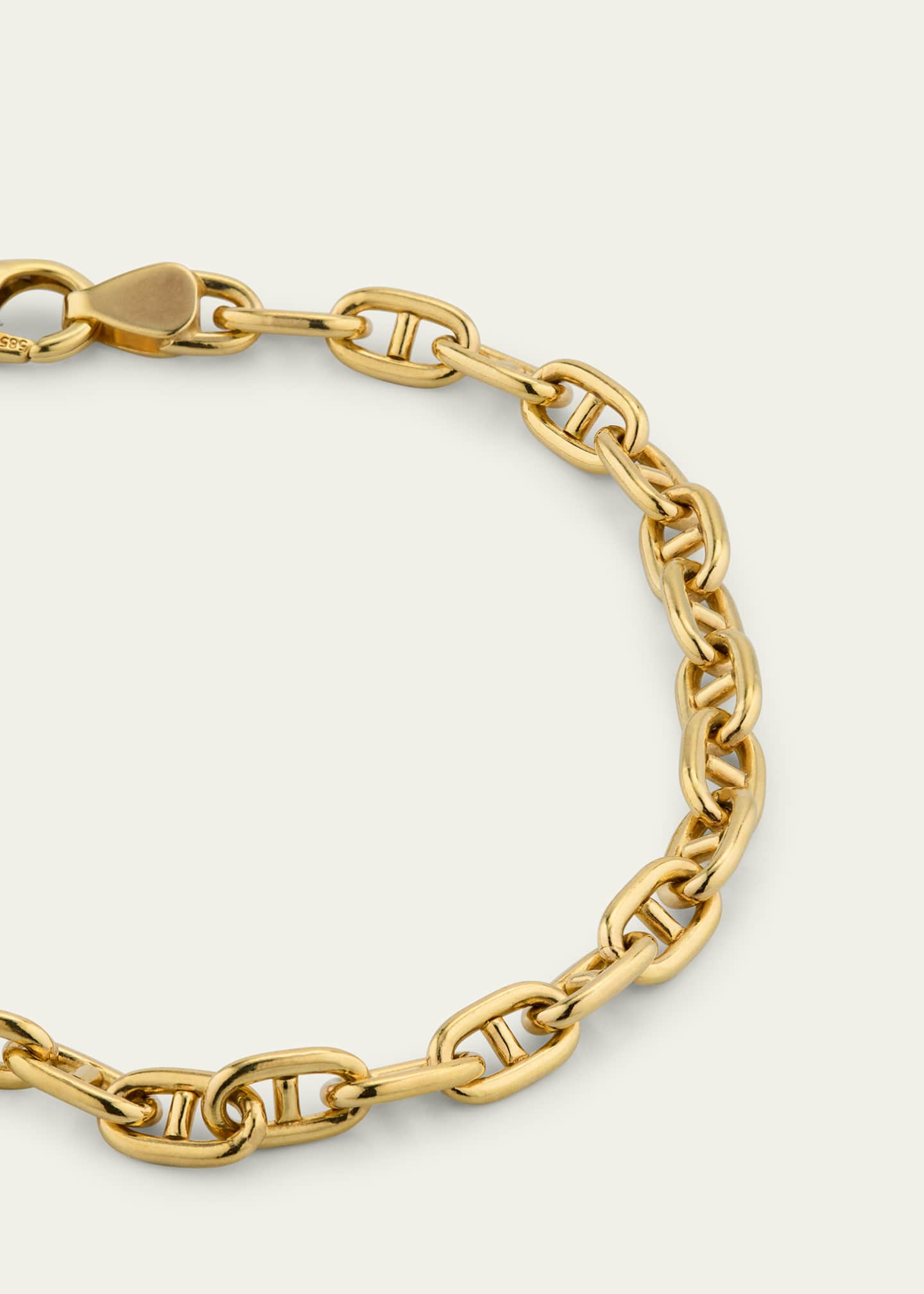 Bergdorf Goodman Men's 14K Yellow Gold Large Marine Link Chain Bracelet ...