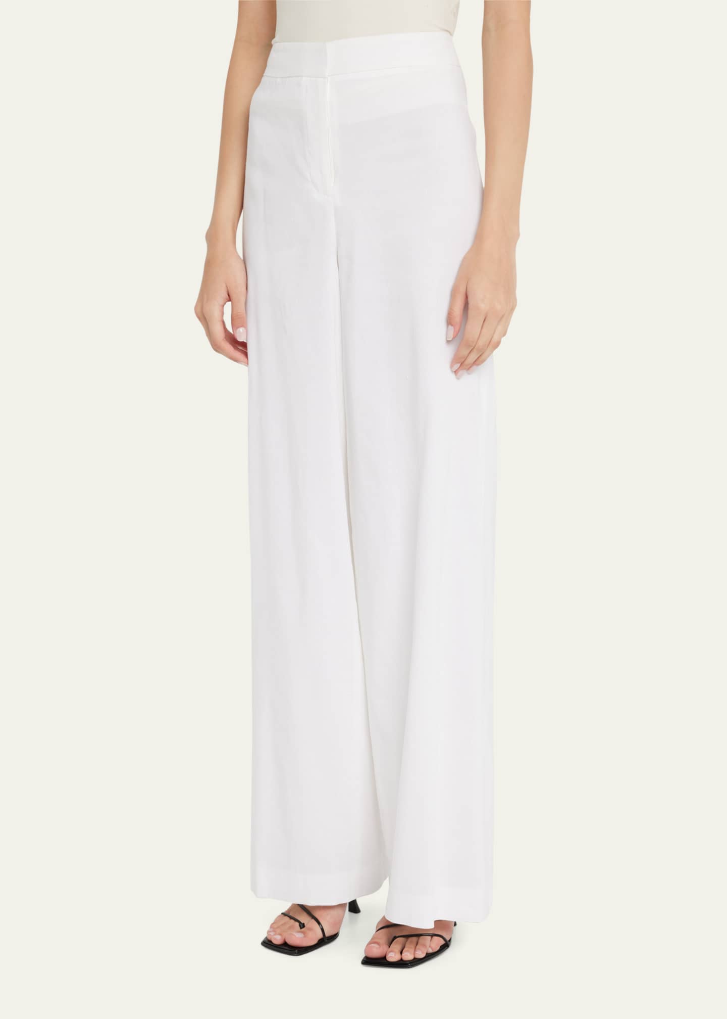 Kobi Halperin Maureen Wide-Leg Linen-Blend Pants - Bergdorf Goodman