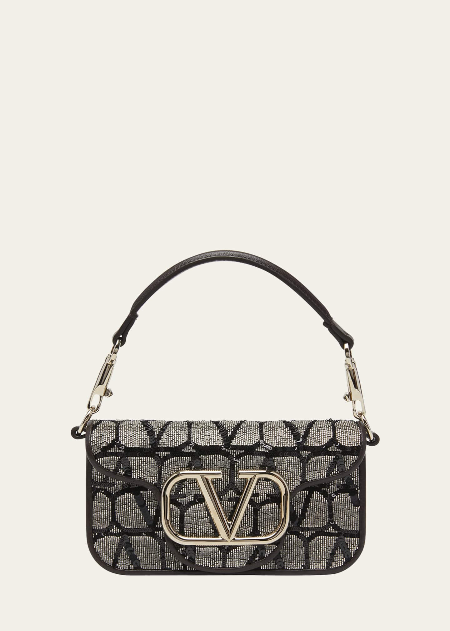 Valentino Garavani Loco Small VLOGO Sequins Shoulder Bag - Bergdorf Goodman