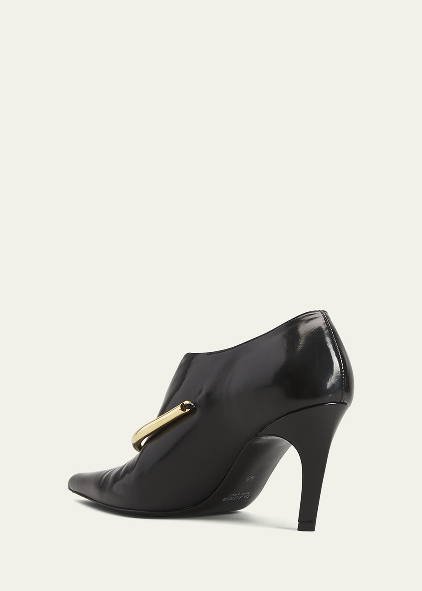 Jil Sander Abrasivato Leather Metal Mules - Bergdorf Goodman