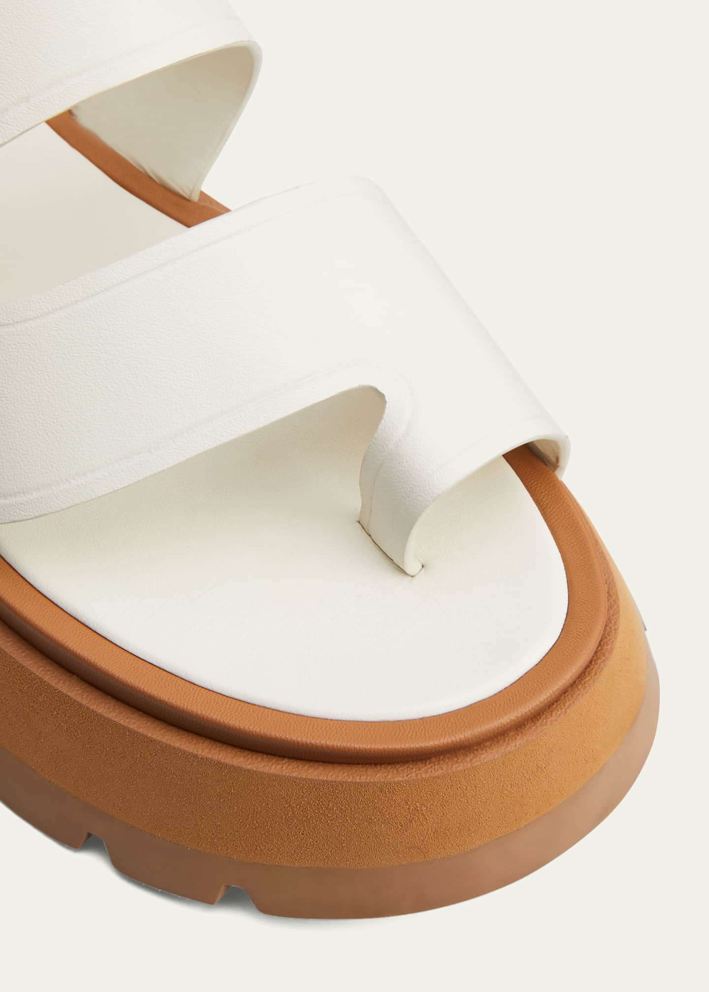 3.1 Phillip Lim Wave Leather Lug-Sole Sandals - Bergdorf Goodman