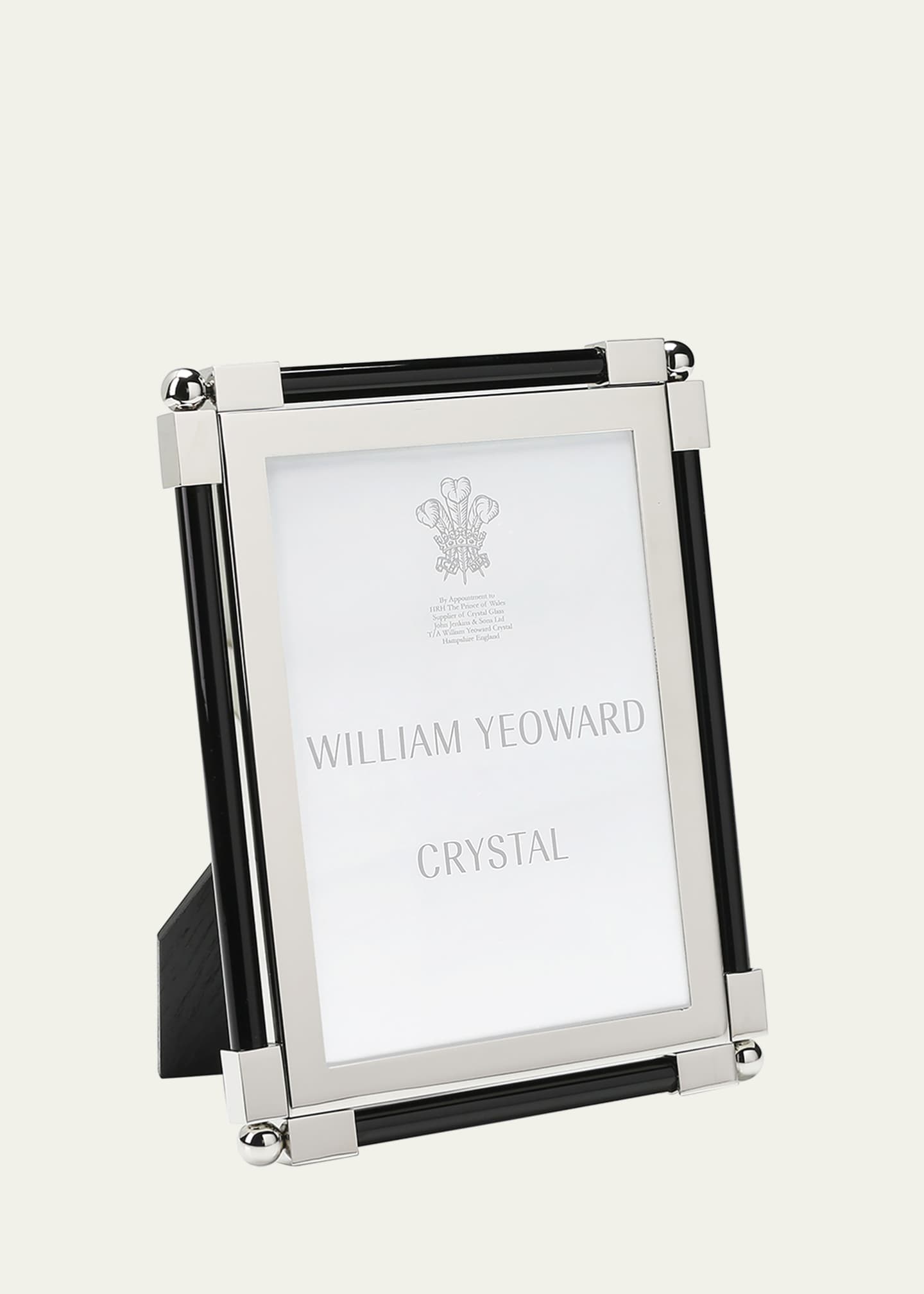 William Yeoward Crystal New Classic Black Frame, 5 x 7 - Bergdorf Goodman