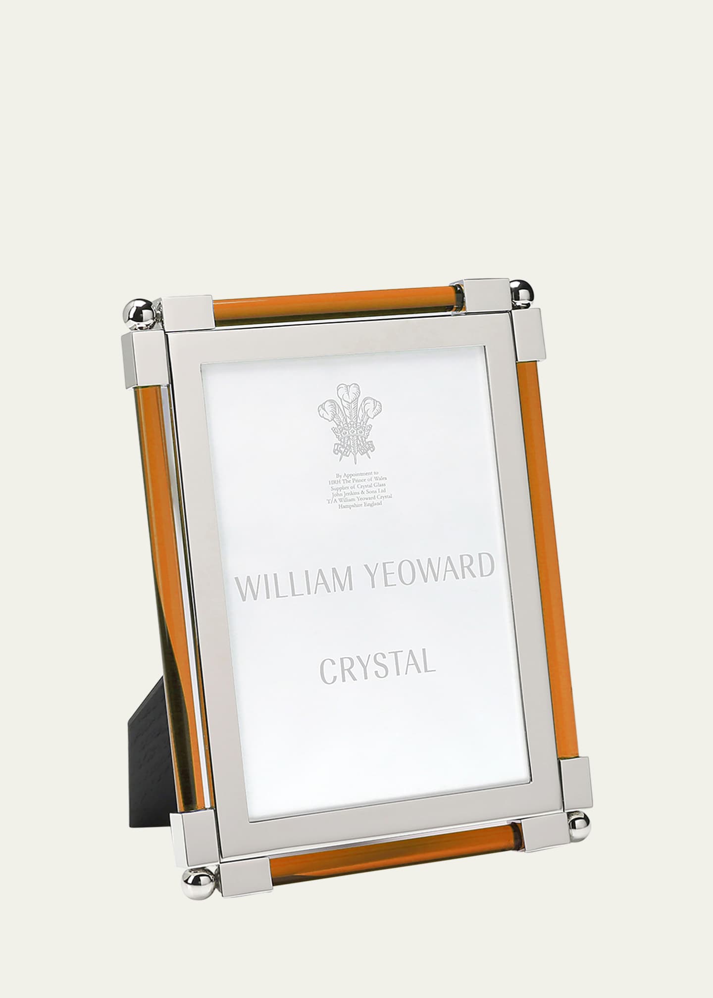 William Yeoward Crystal New Classic Amber Frame, 5 x 7 - Bergdorf Goodman