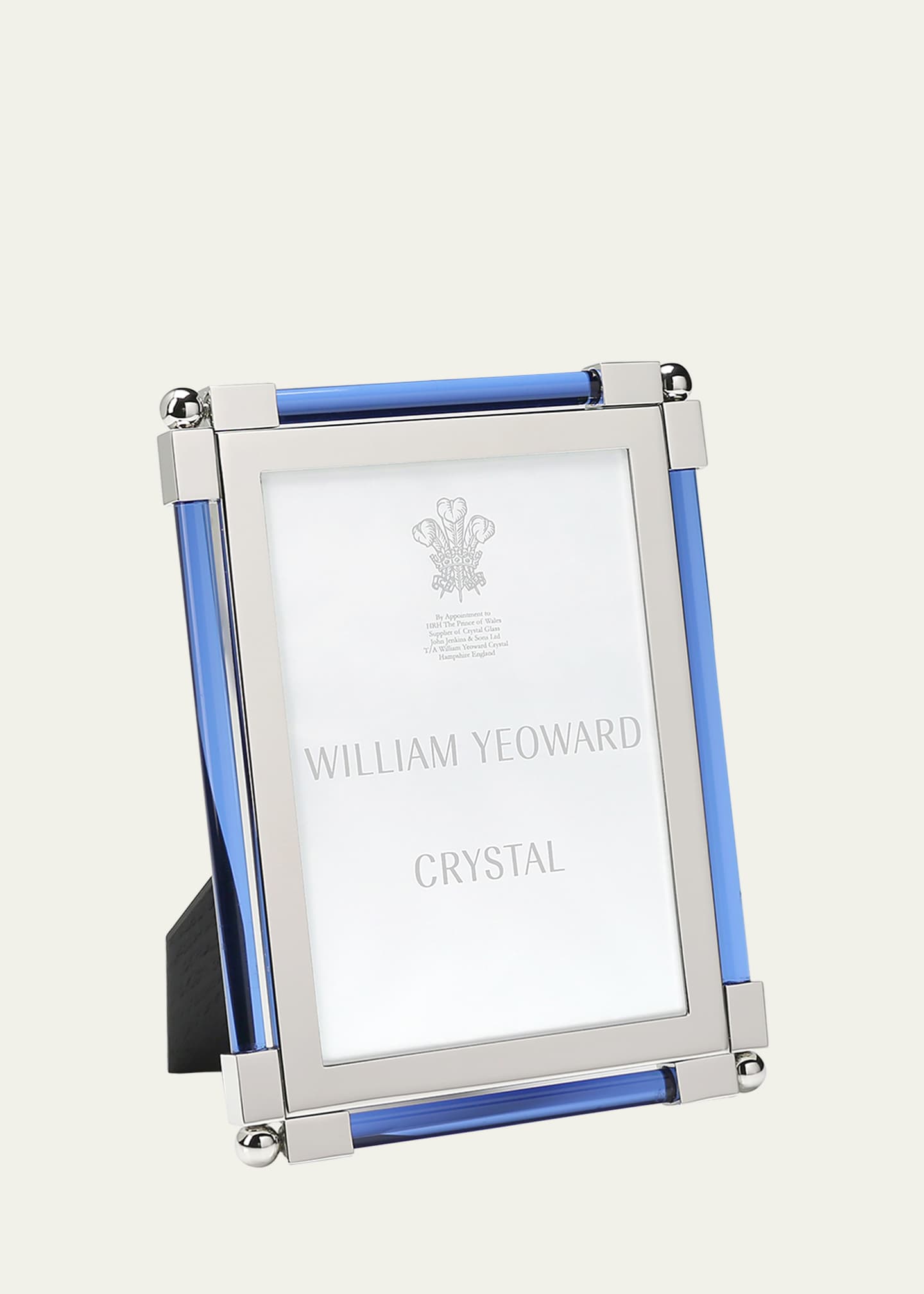 William Yeoward Crystal New Classic Blue Frame, 5 x 7 - Bergdorf Goodman