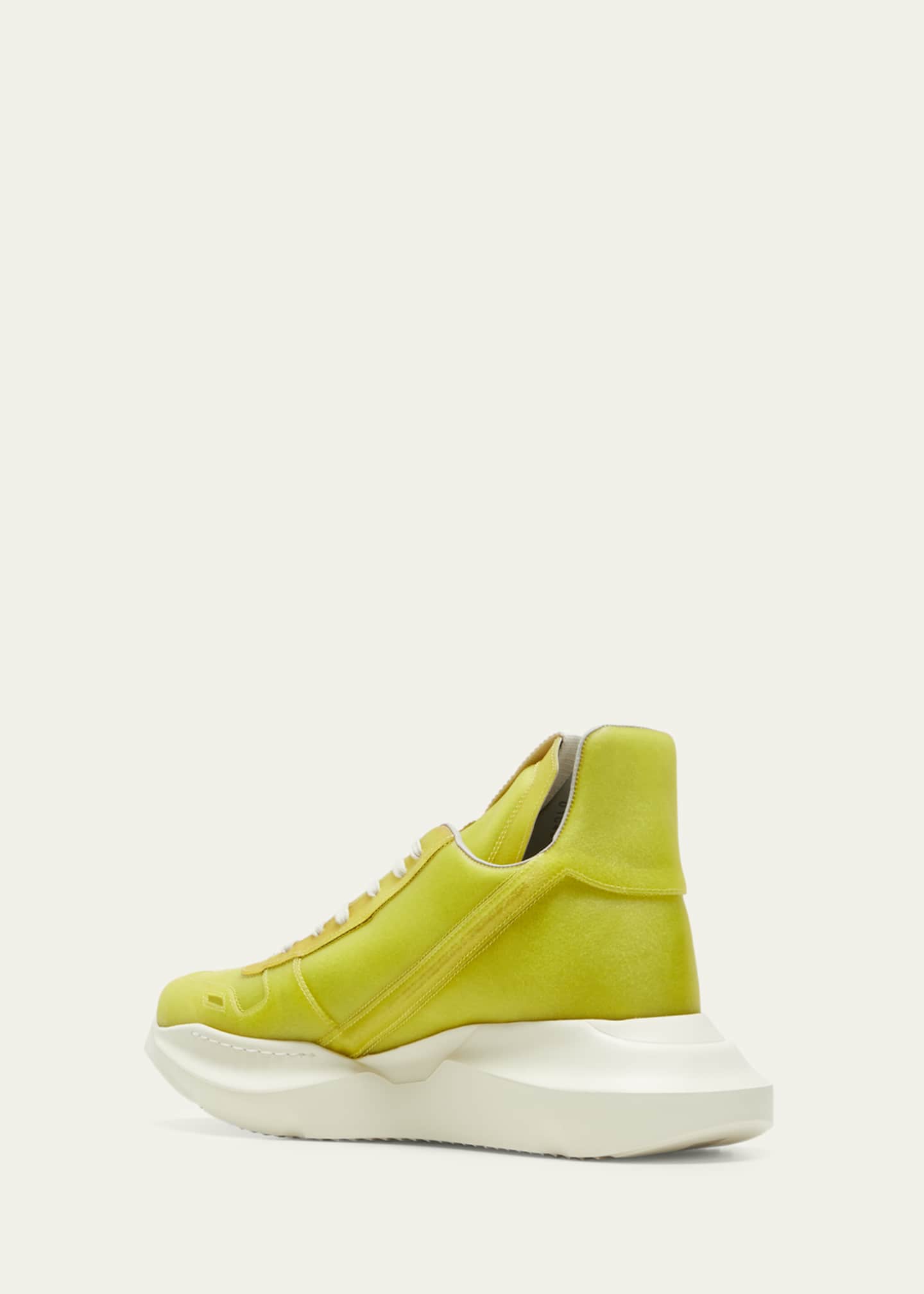 Rick Owens Men's Geth Leather Runner Sneakers - Bergdorf Goodman