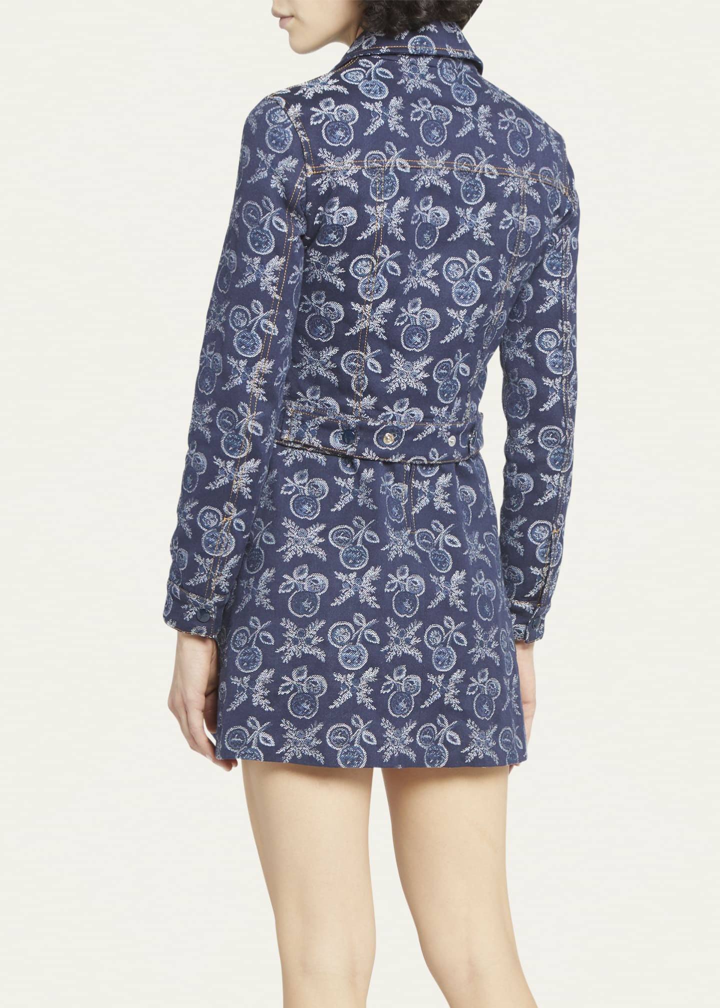 Etro Printed Denim Jacket - Bergdorf Goodman