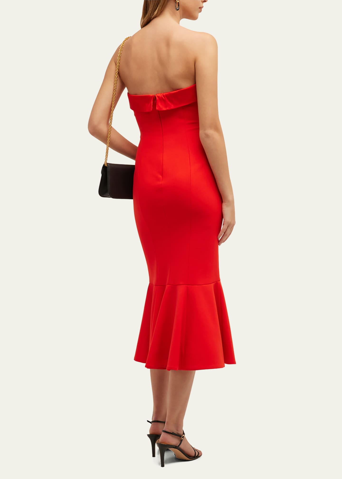 Cinq a Sept Mazzy Strapless Trumpet Midi Dress - Bergdorf Goodman