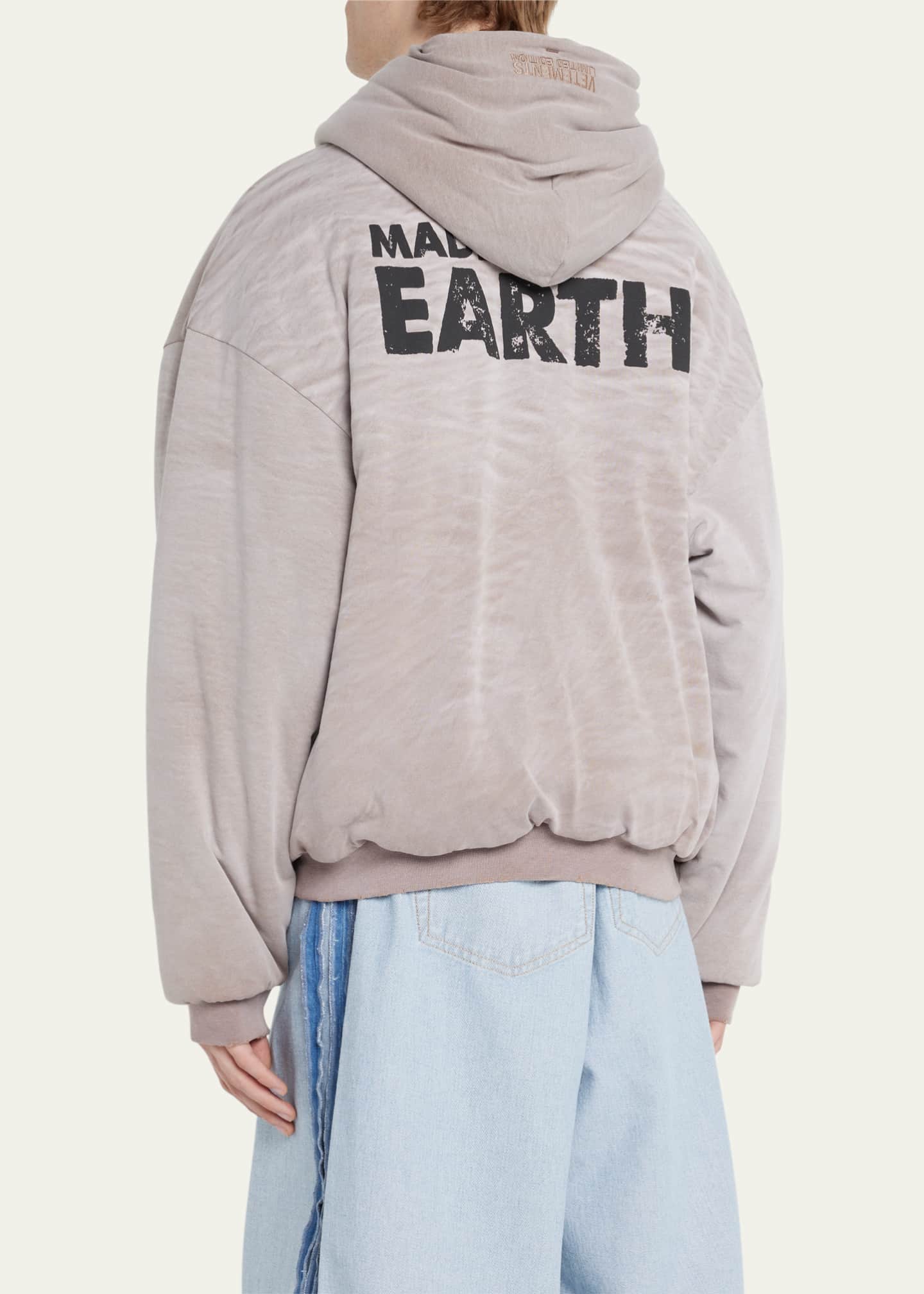 Vetements Men's Made On Earth Faded Terry Jacket - Bergdorf Goodman