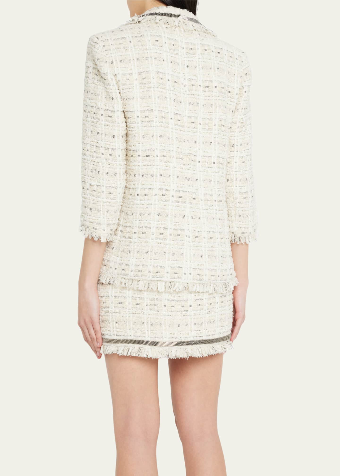 Cinq a Sept Maddie Metallic Beaded Blazer - Bergdorf Goodman