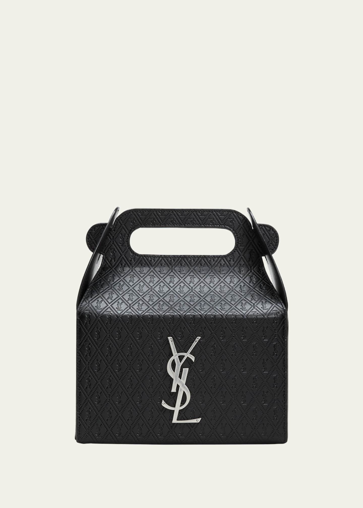 Saint Laurent Men's YSL Lunch Box Tote Bag - Bergdorf Goodman