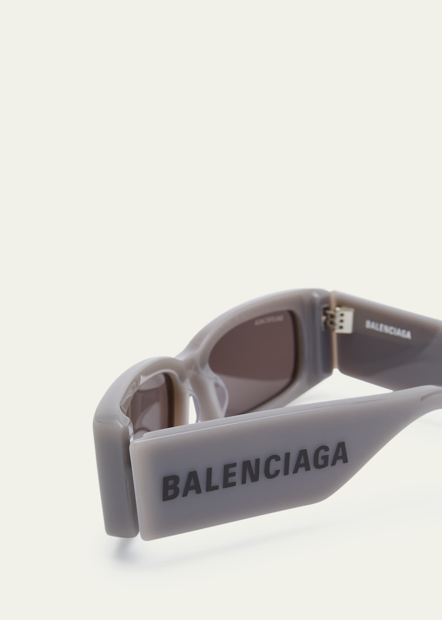 Balenciaga Opaque Acetate Rectangle Sunglasses - Bergdorf Goodman