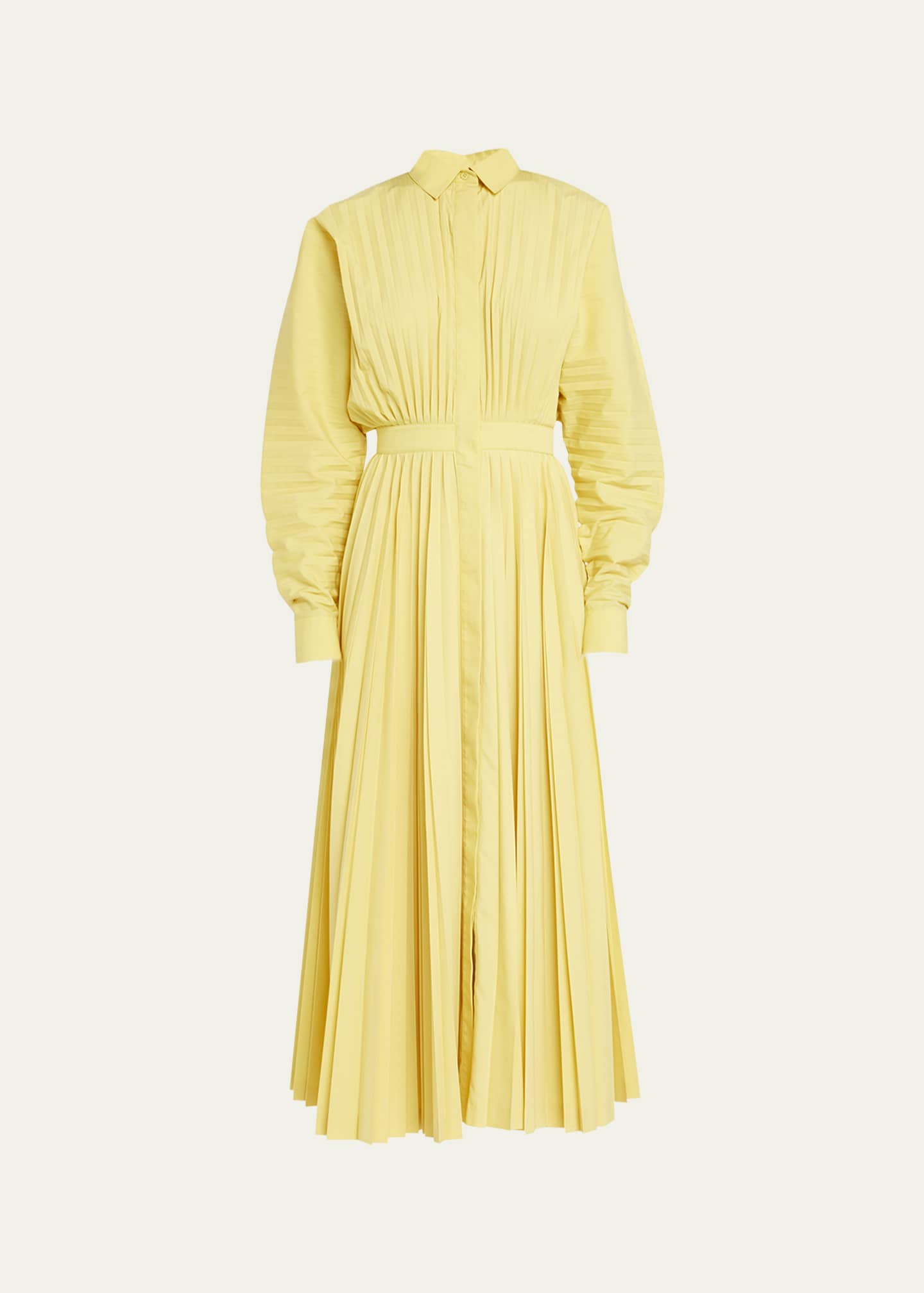 Lafayette 148 New York Pleated Dolman-Sleeve Shirtdress - Bergdorf Goodman