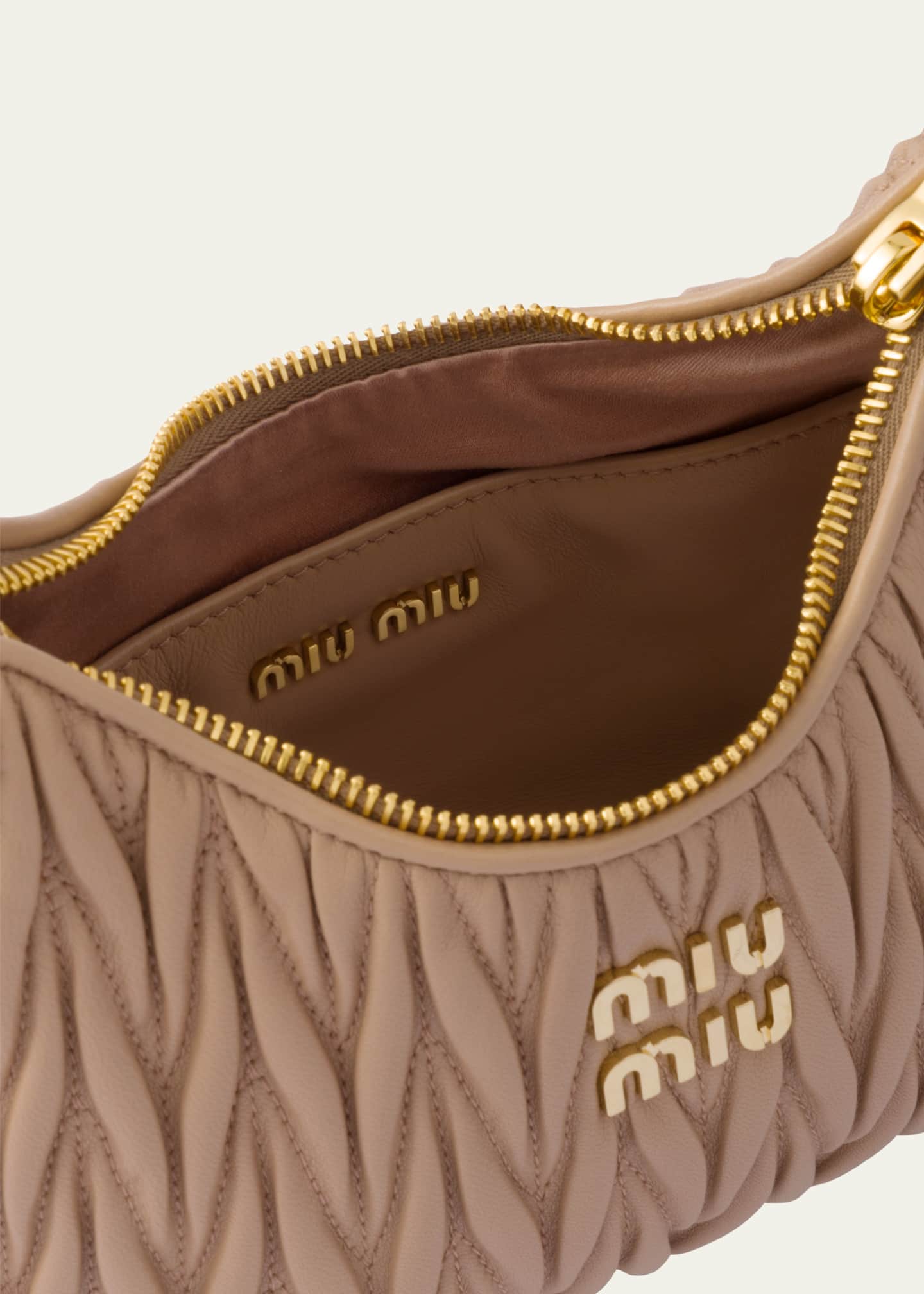 Miu Miu Matelasse Leather Crossbody Bag - Bergdorf Goodman