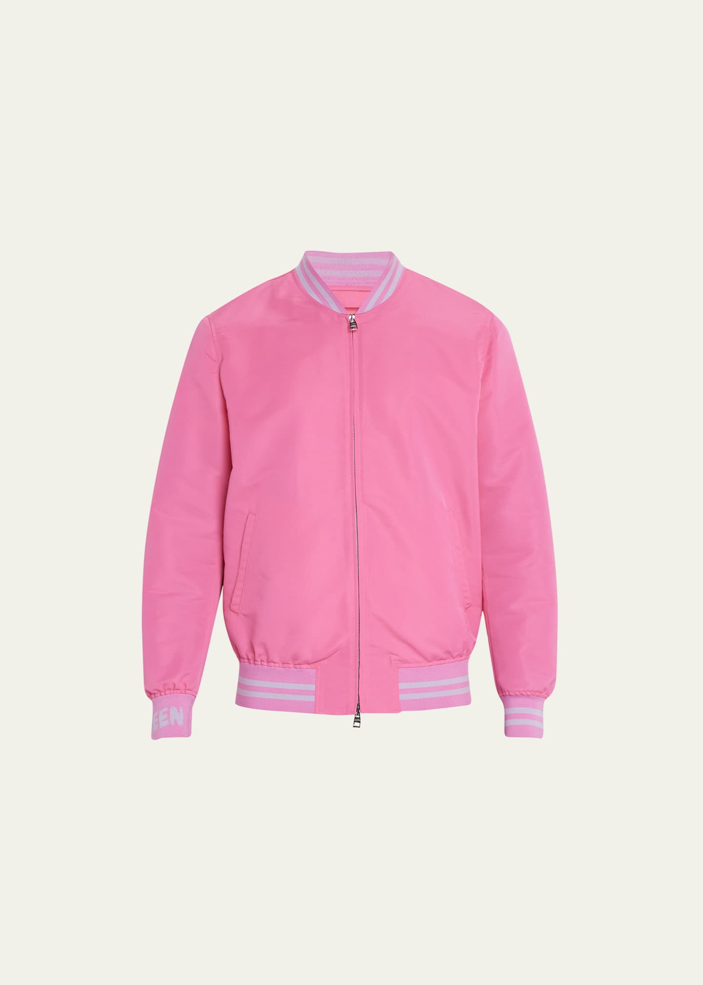 Alexander McQueen Men's Sporty Bomber Jacket - Bergdorf Goodman