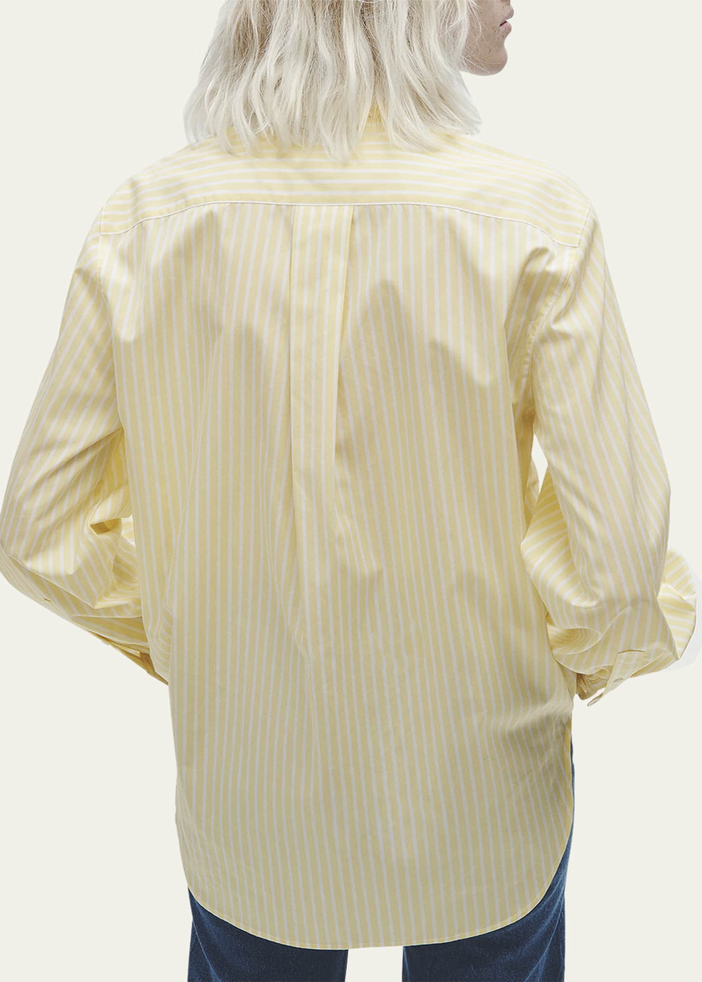 Rag & Bone Maxine Striped Button-Front Shirt - Bergdorf Goodman