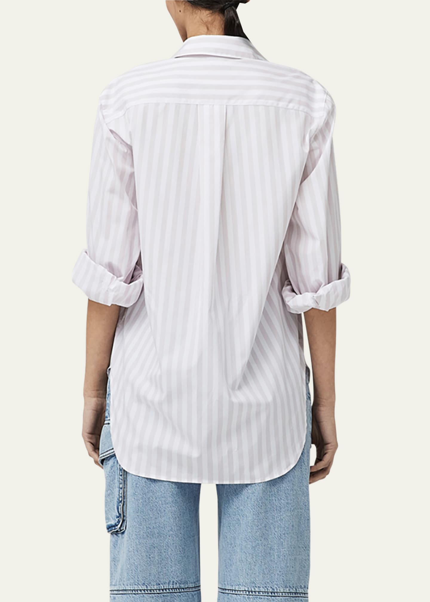 Rag & Bone Maxine Striped Button-Front Shirt - Bergdorf Goodman