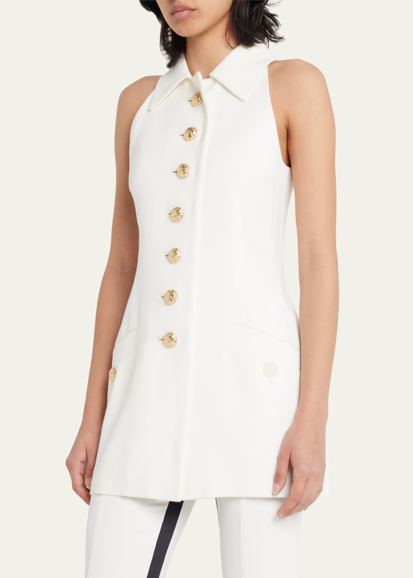 Proenza Schouler Tailored Suiting Vest with Button Detail - Bergdorf Goodman