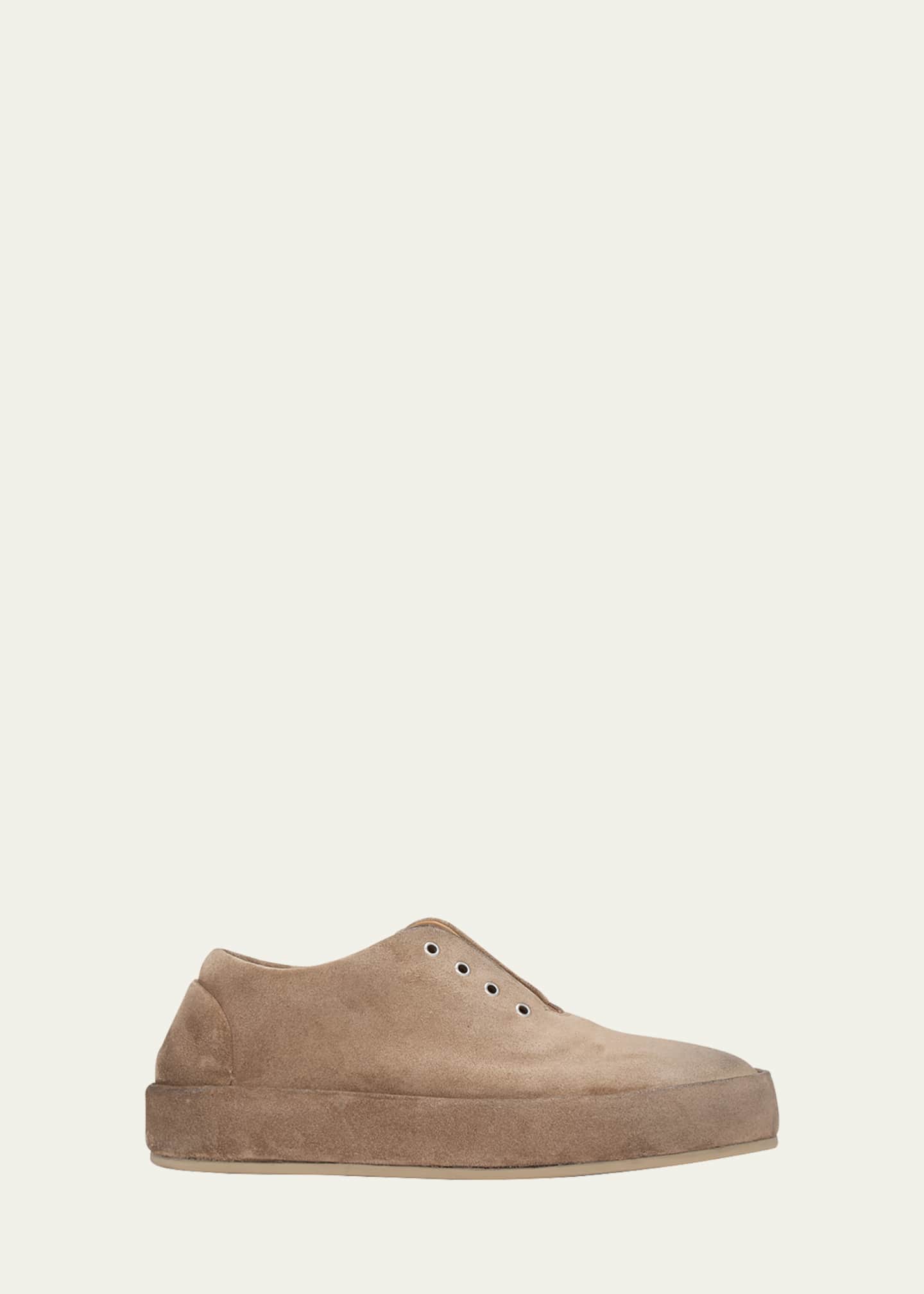 Marsell Cassapelle Suede Laceless Sneakers - Bergdorf Goodman