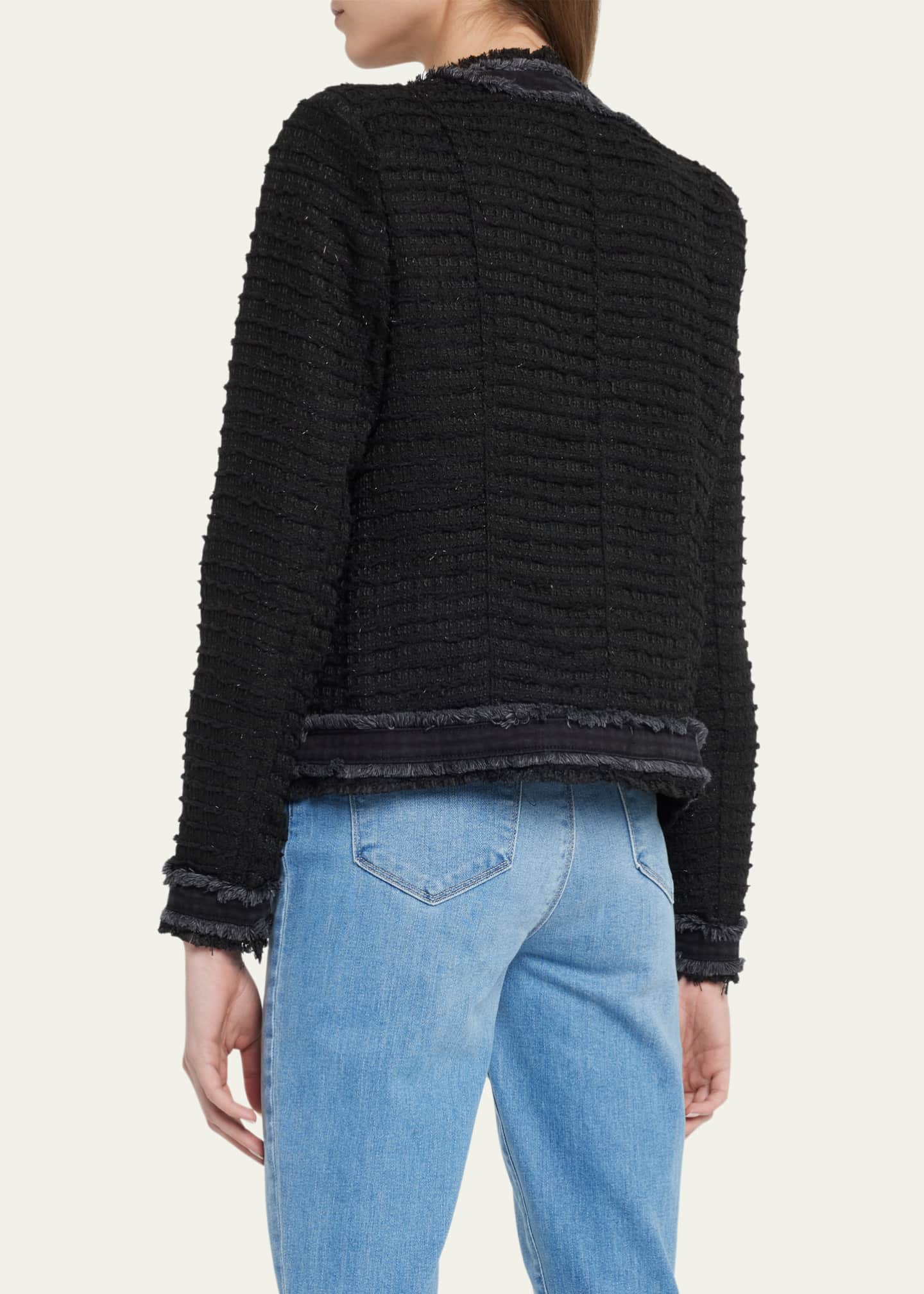 L'Agence Agnes Textured Jacket - Bergdorf Goodman