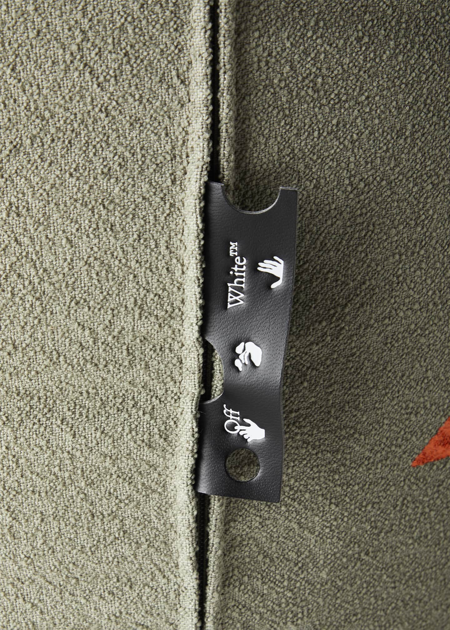 Off-White Diagonal Army Stool - Bergdorf Goodman