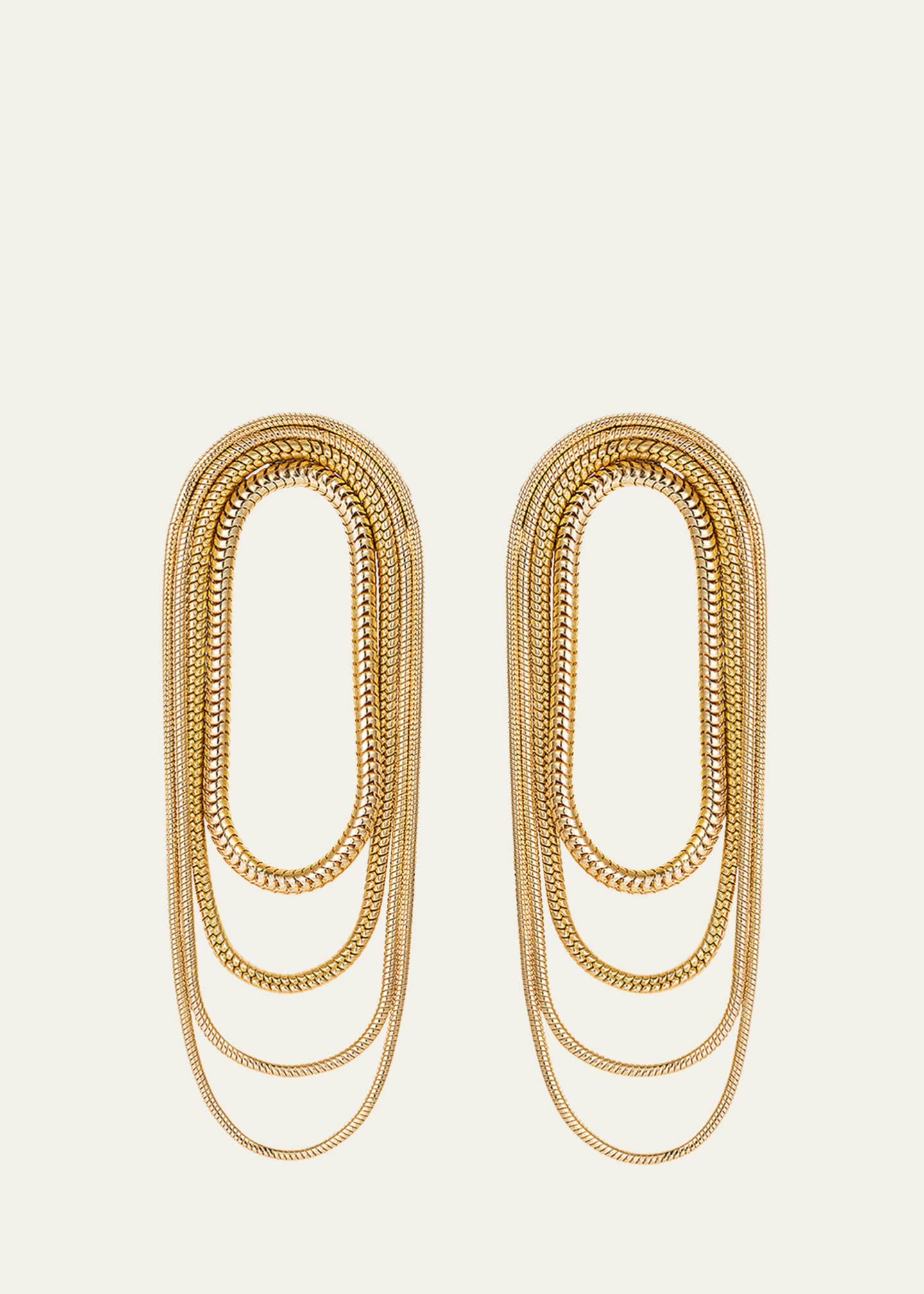 Fernando Jorge 18k Yellow Gold Multi-Chain Earrings - Bergdorf Goodman