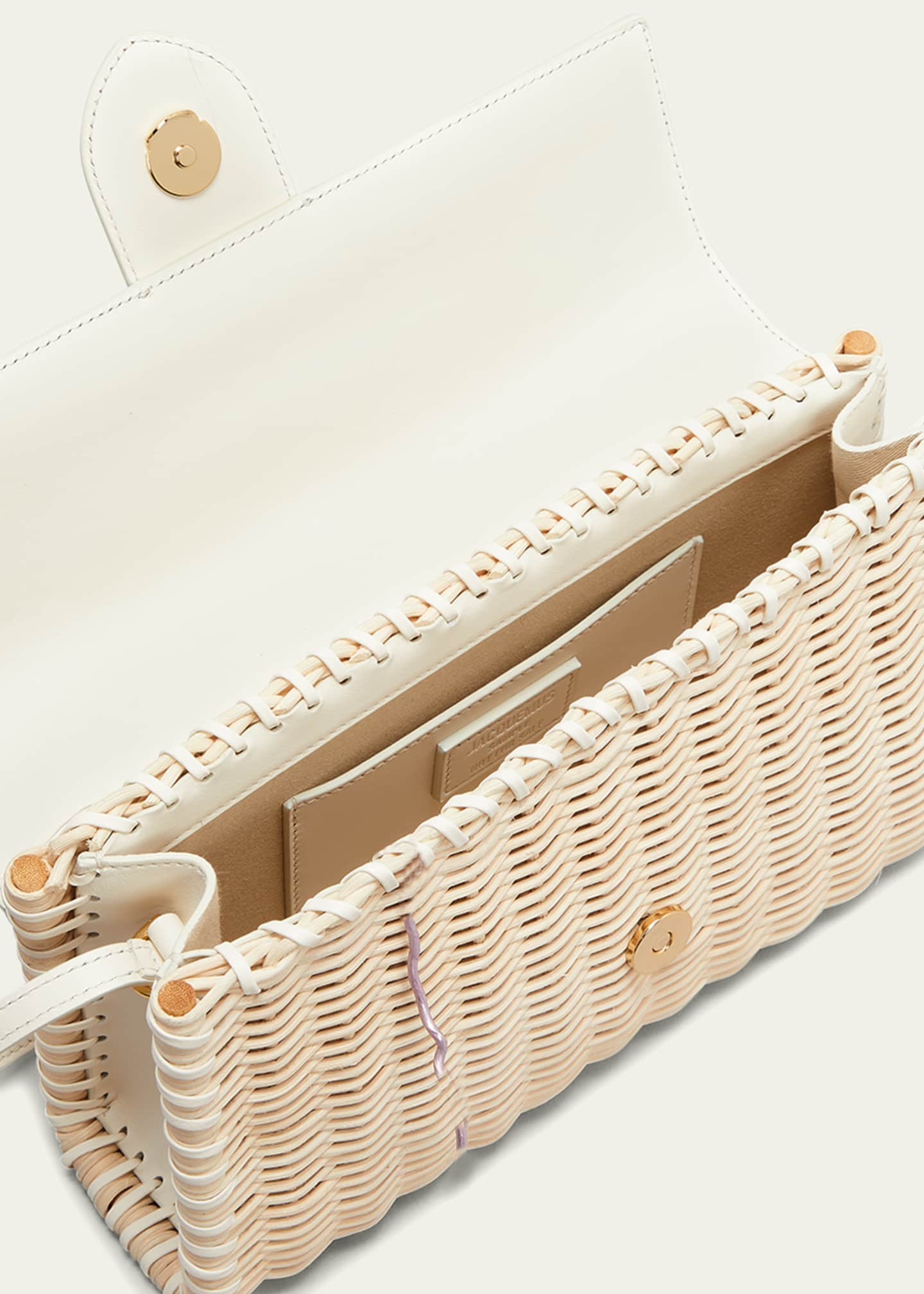 Jacquemus Le Bambino Long Osier Wicker Shoulder Bag - Bergdorf Goodman