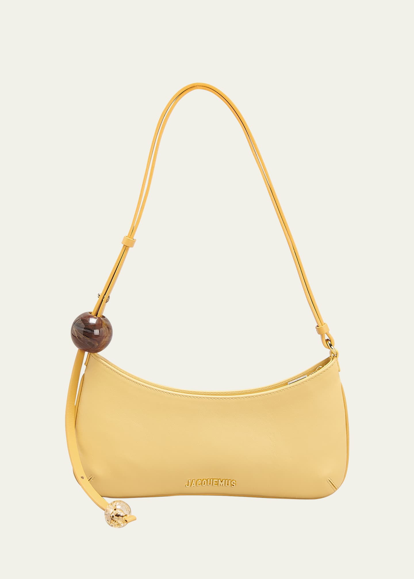 Jacquemus Le Bisou Perle Leather Shoulder Bag - Bergdorf Goodman