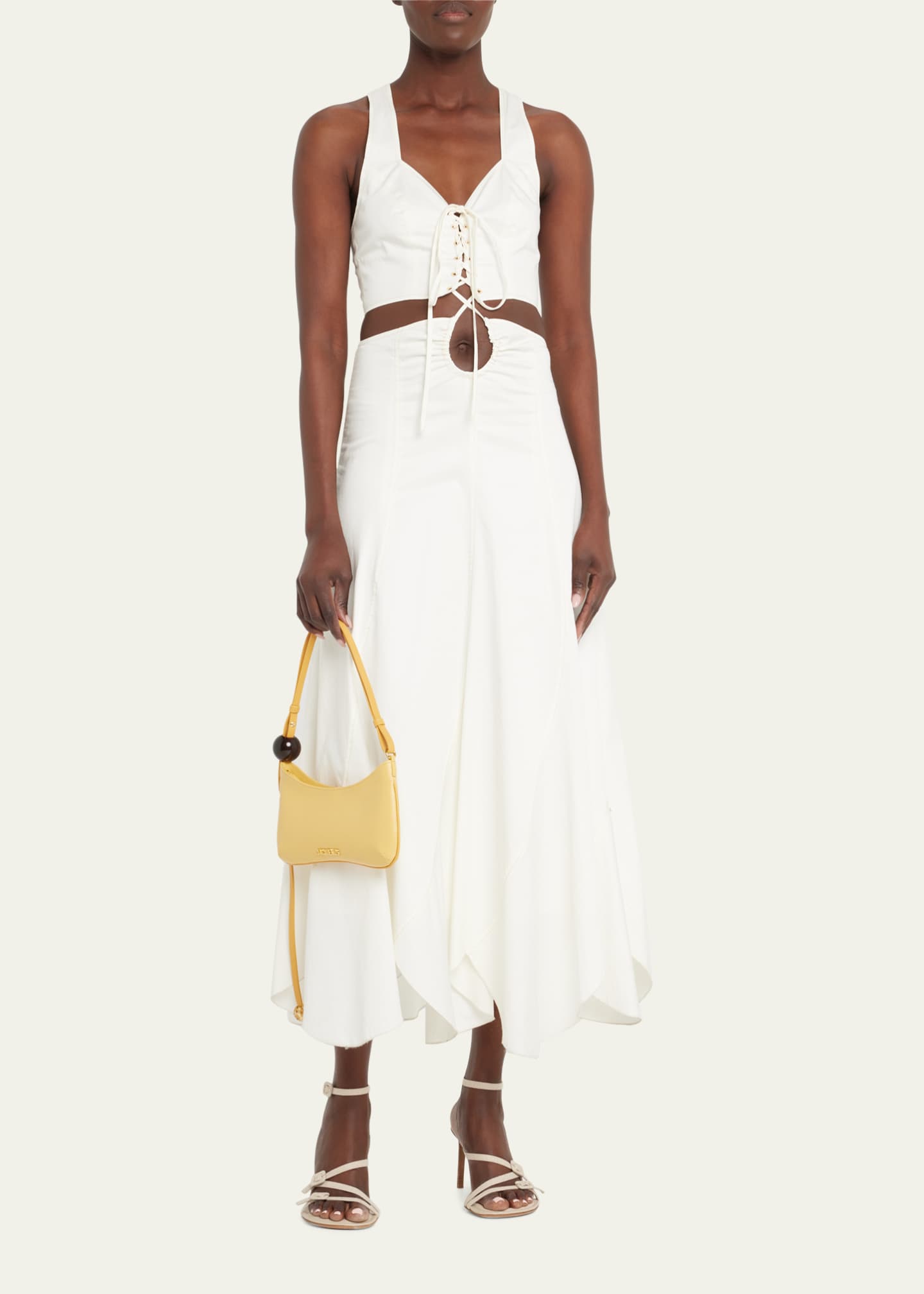 Jacquemus Le Bisou Perle Leather Shoulder Bag - Bergdorf Goodman