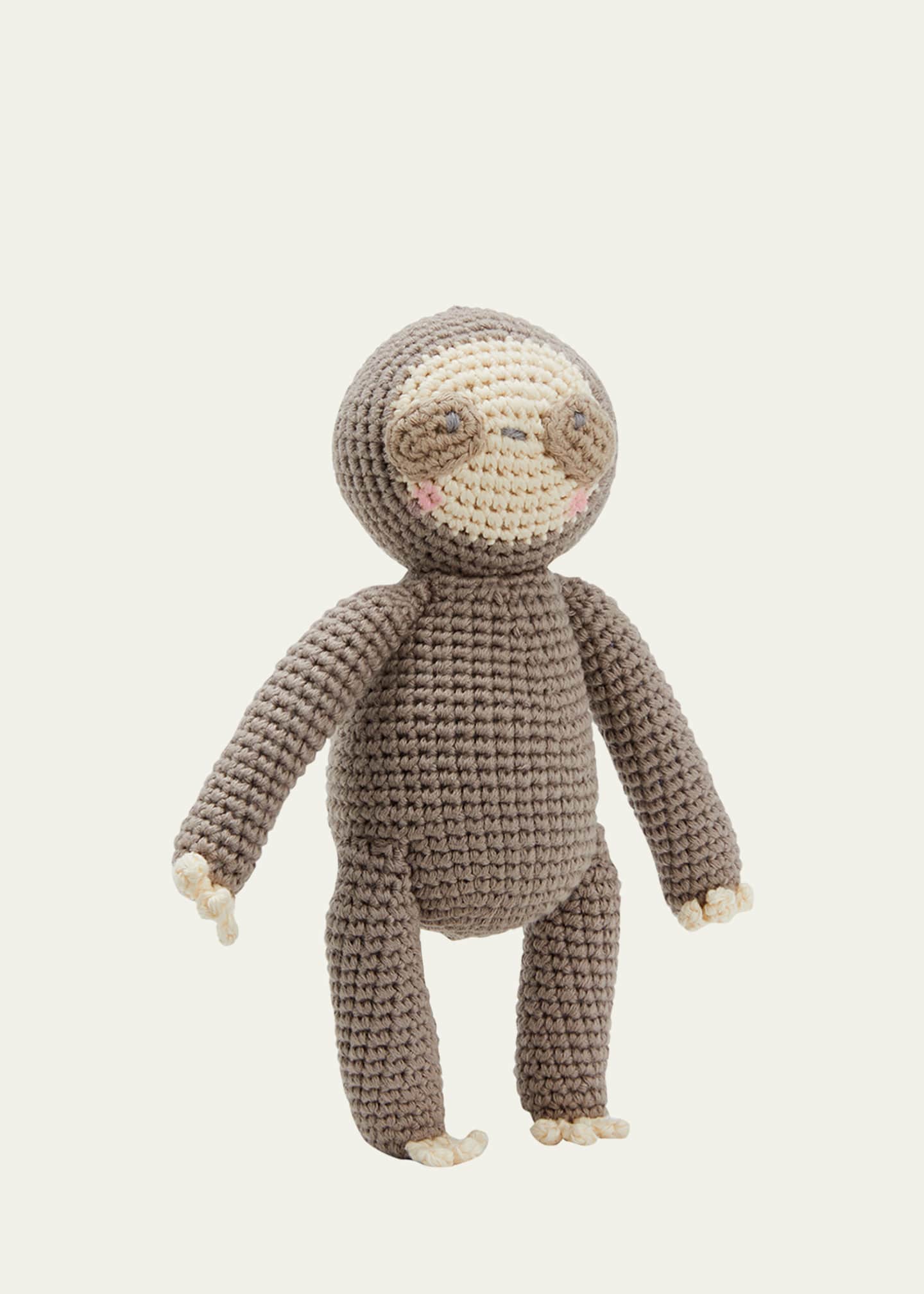 Albetta Samuel Sloth Crochet Rattle Toy - Bergdorf Goodman