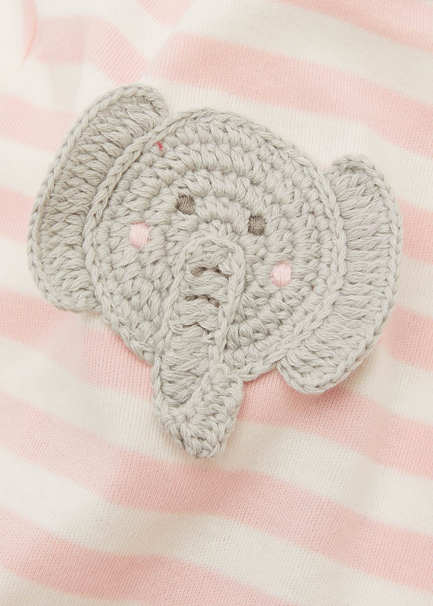 Albetta Girl's Estelle Crocheted Elephant Playsuit, Size Newborn-12M ...