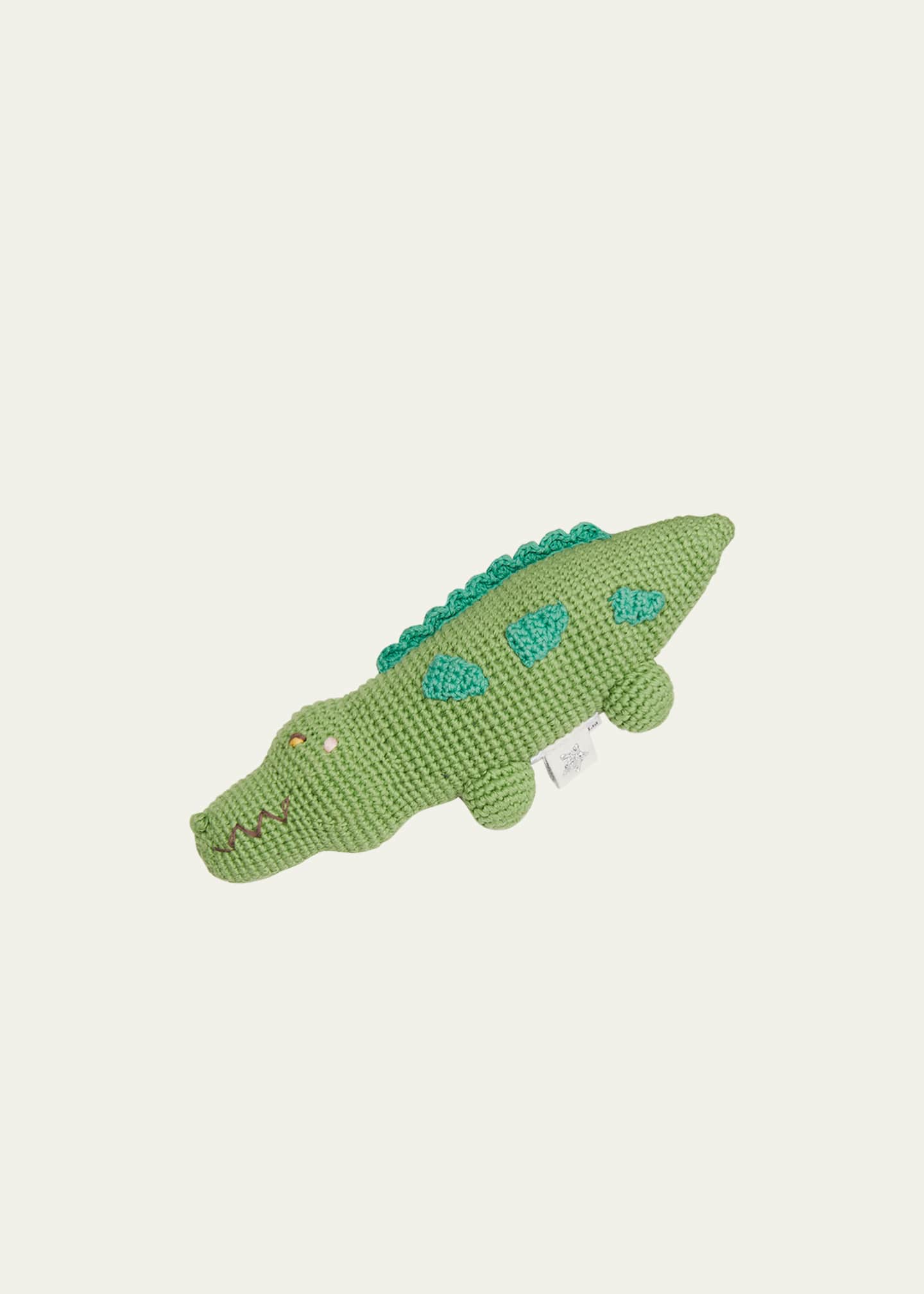 Albetta Kid's Crochet Croco Casey Rattle Toy - Bergdorf Goodman