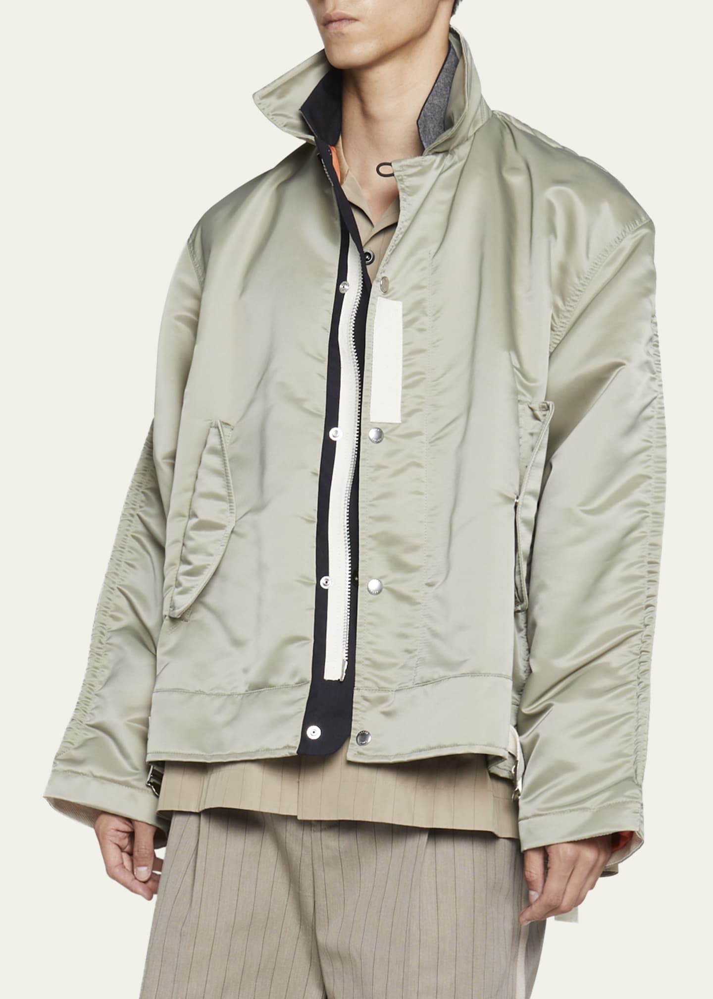 SACAI Men's Double-Layer Bomber Jacket - Bergdorf Goodman