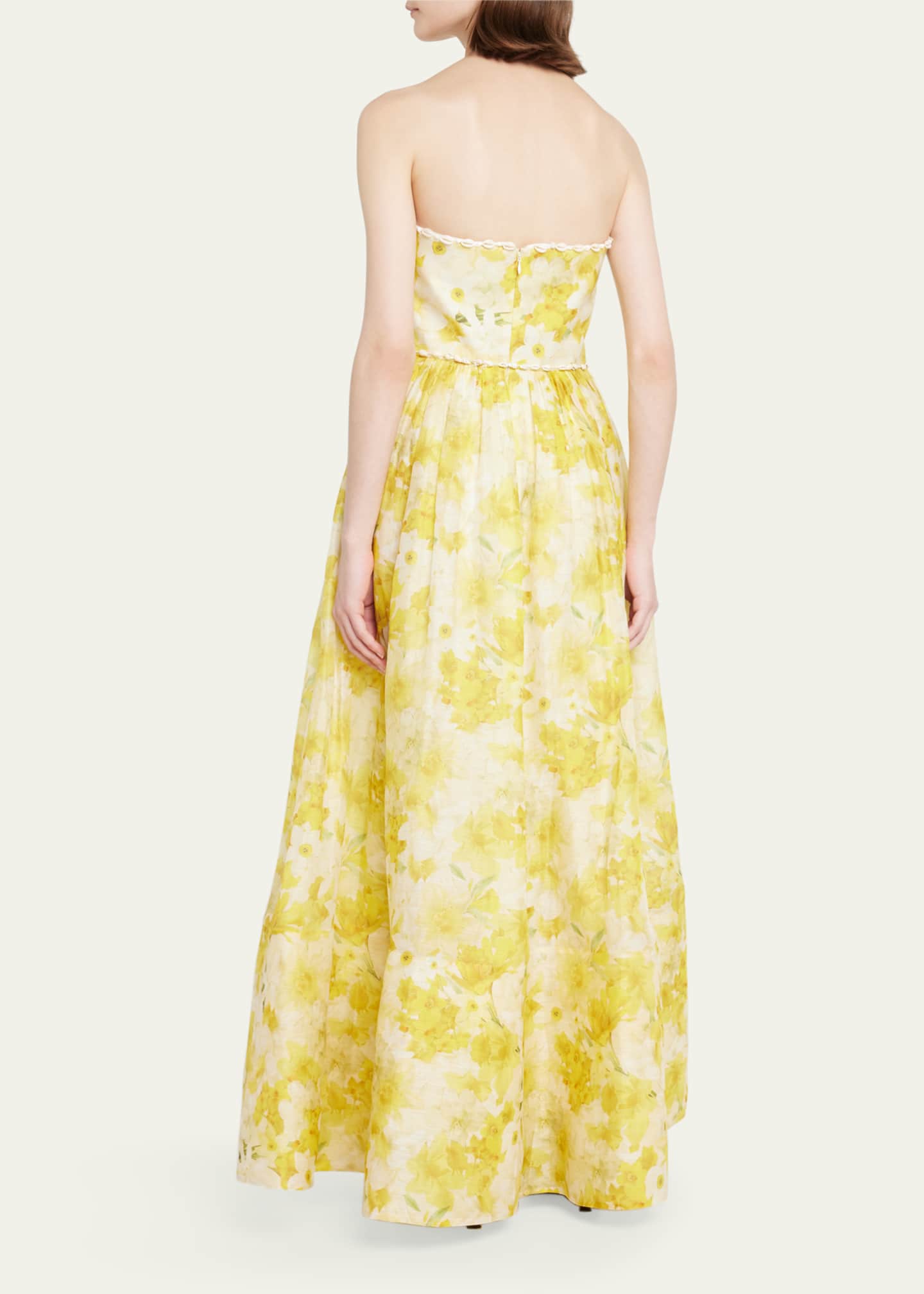 Zimmermann Wonderland Floral Shell Gown - Bergdorf Goodman