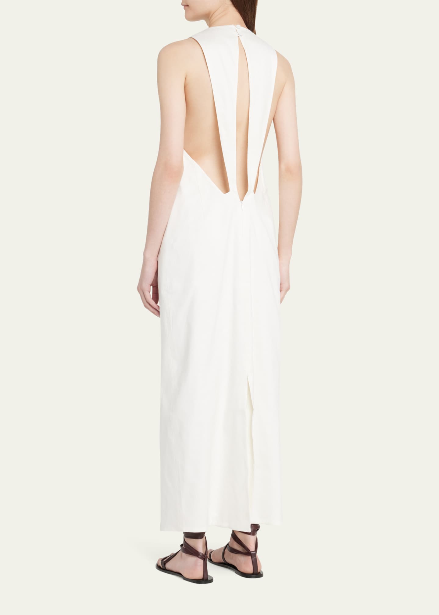 Piece of White Scarlett Cut-Out Back Maxi Dress - Bergdorf Goodman