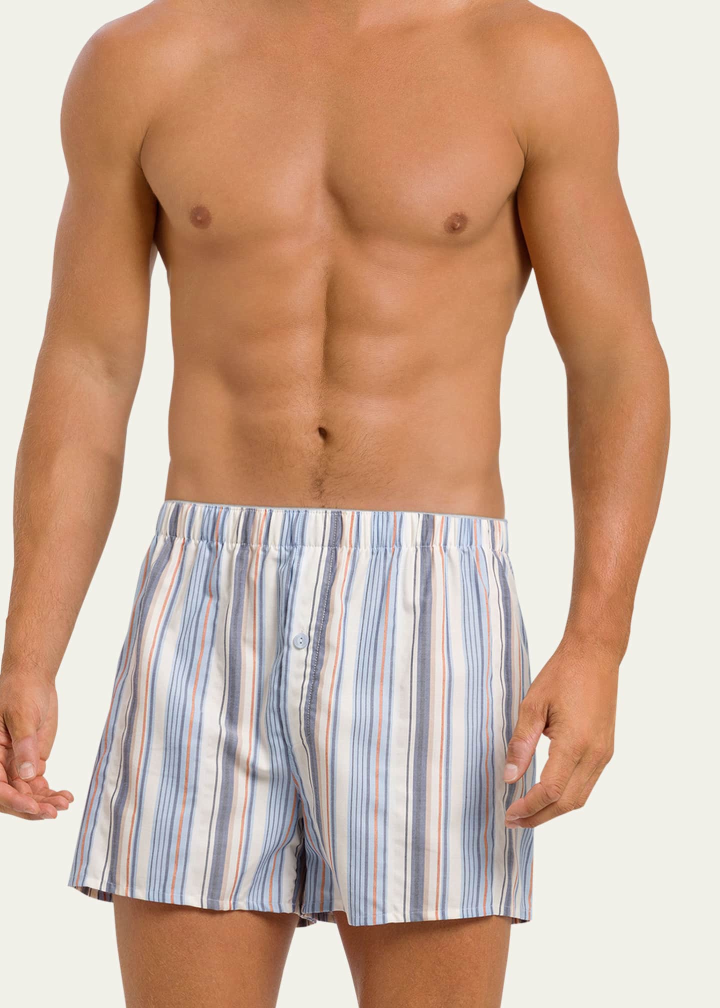 Hanro Men's Multi-Stripe Boxers - Bergdorf Goodman