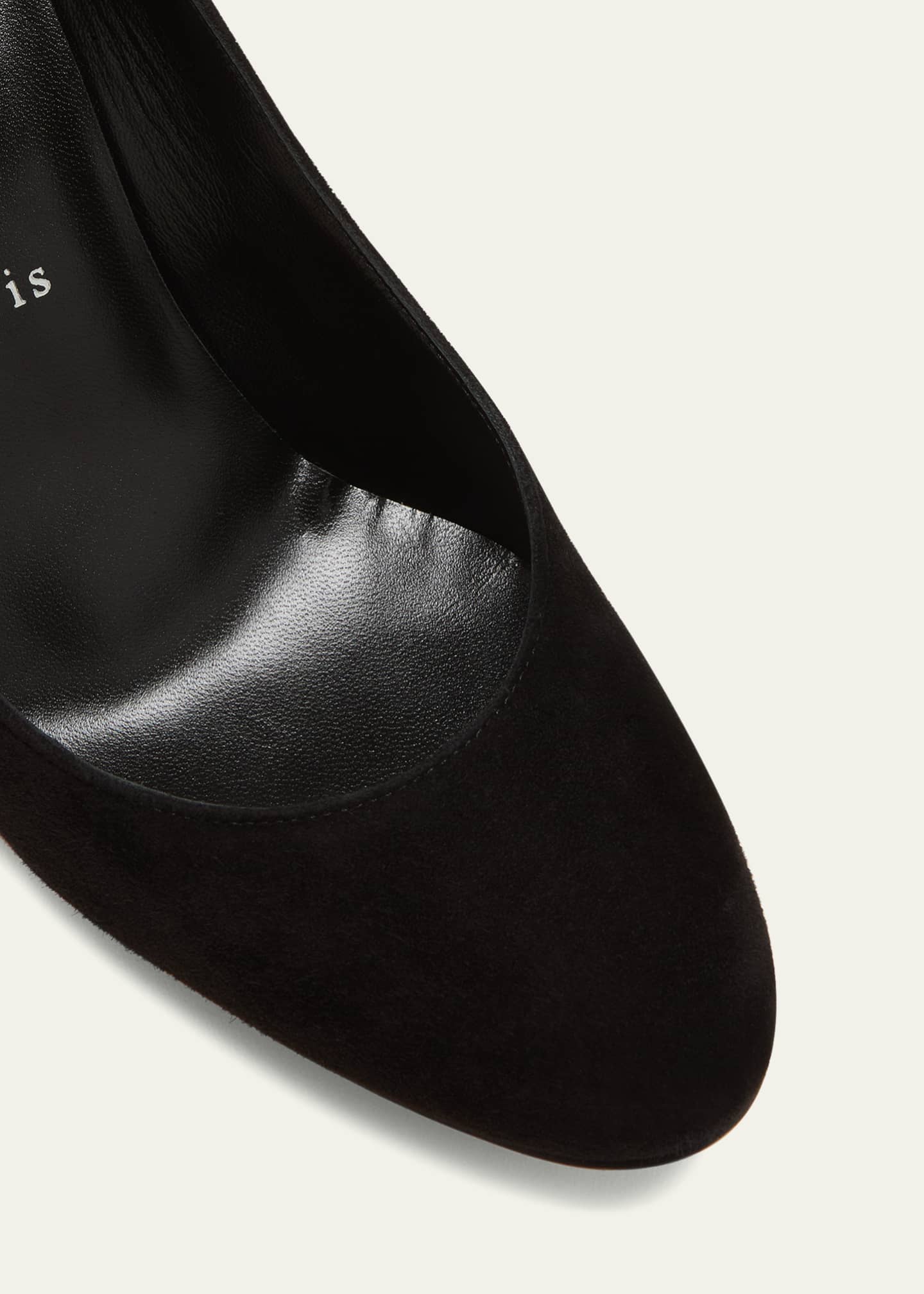 Christian Louboutin Stella Suede Red Sole Pumps - Bergdorf Goodman