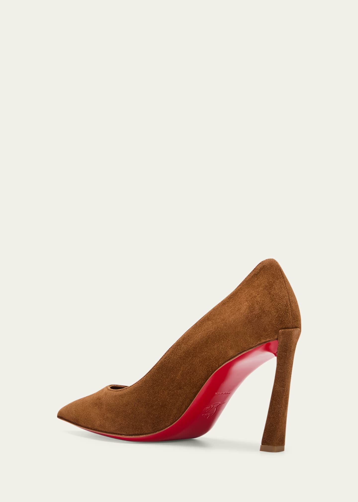 Christian Louboutin Condora Suede Red Sole Pumps - Bergdorf Goodman
