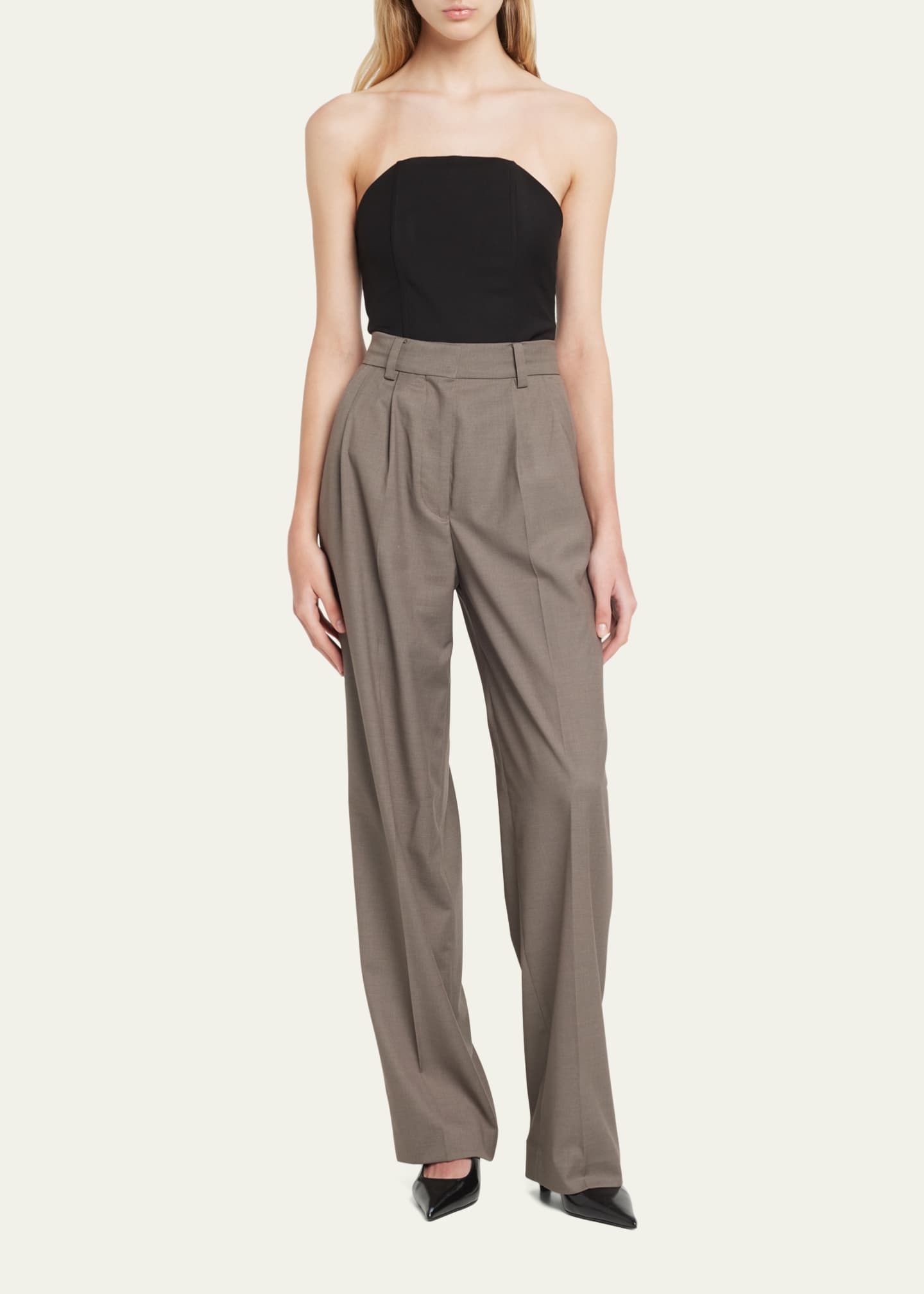 Rokh Convex-Shaped Strapless Corset Bodysuit - Bergdorf Goodman