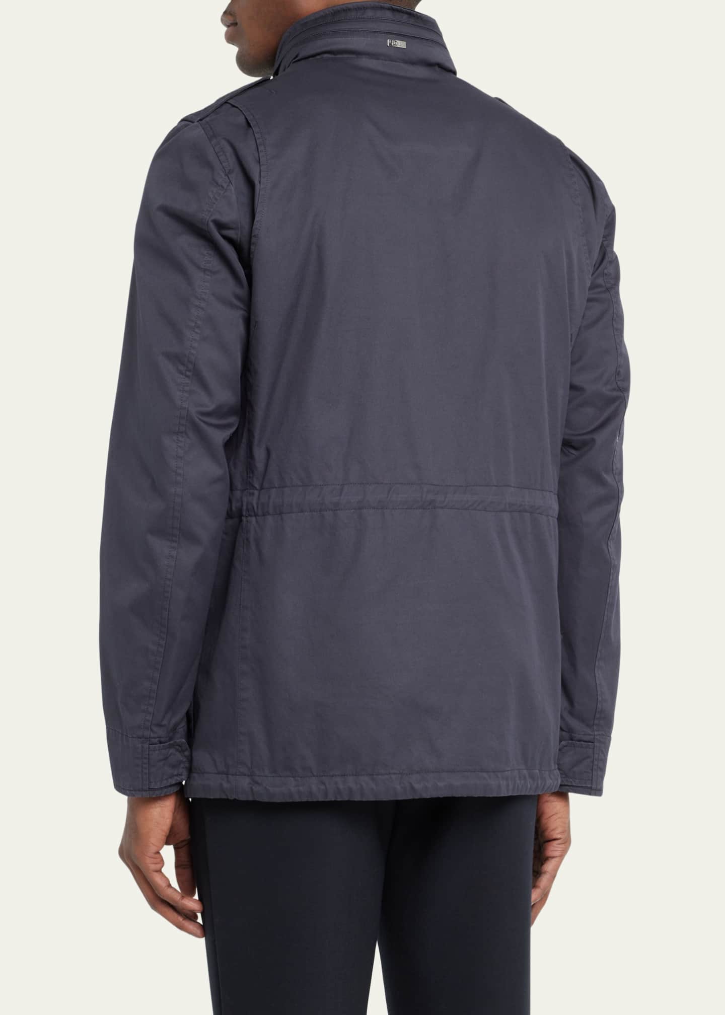 Herno Men's Washed Cotton Field Jacket - Bergdorf Goodman