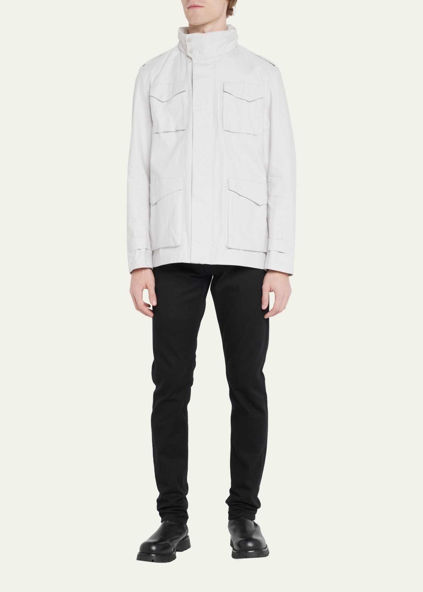 Herno Men's Laminar Linen Field Jacket - Bergdorf Goodman