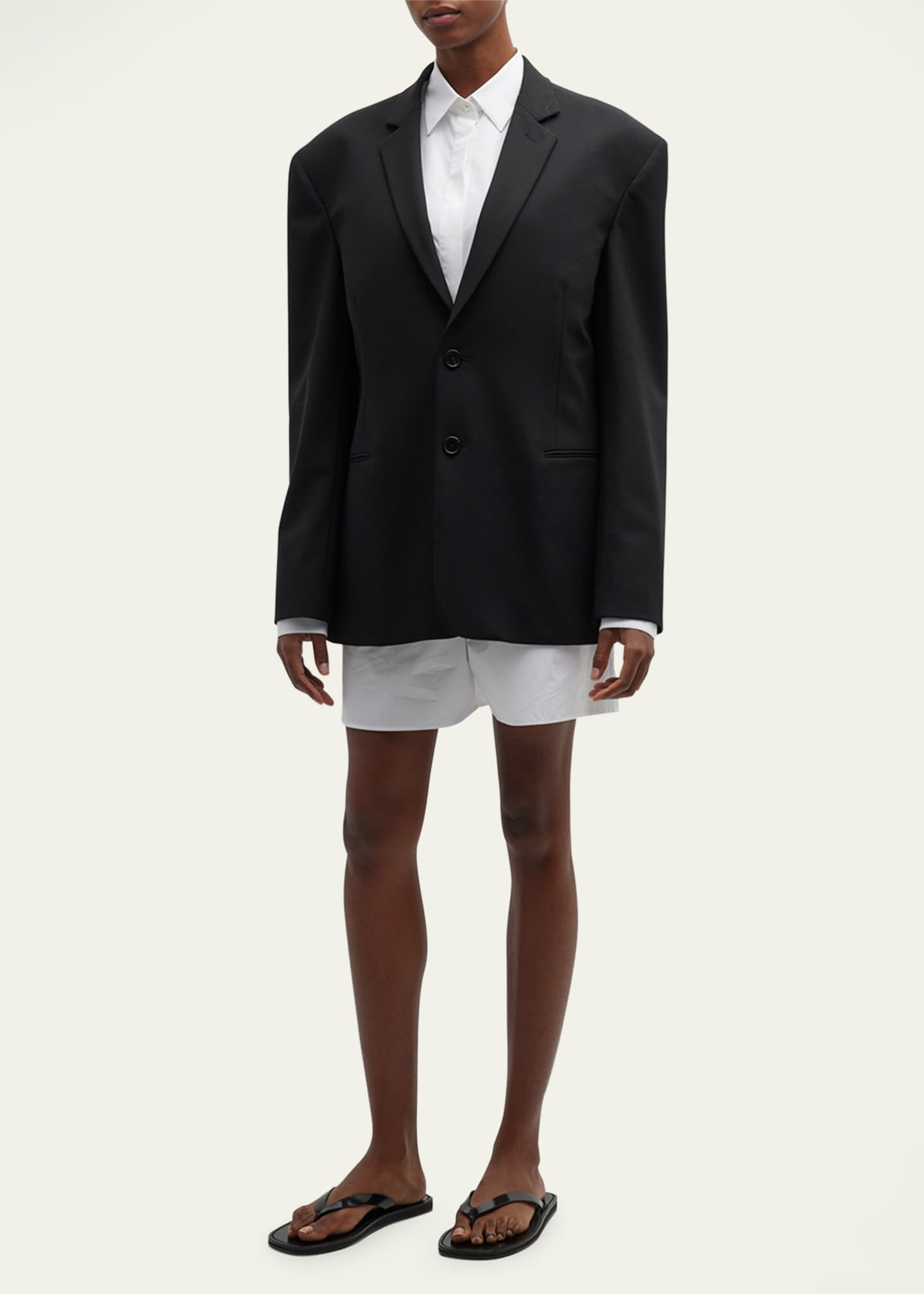 THE ROW Cochise Single-Breasted Wool Jacket - Bergdorf Goodman