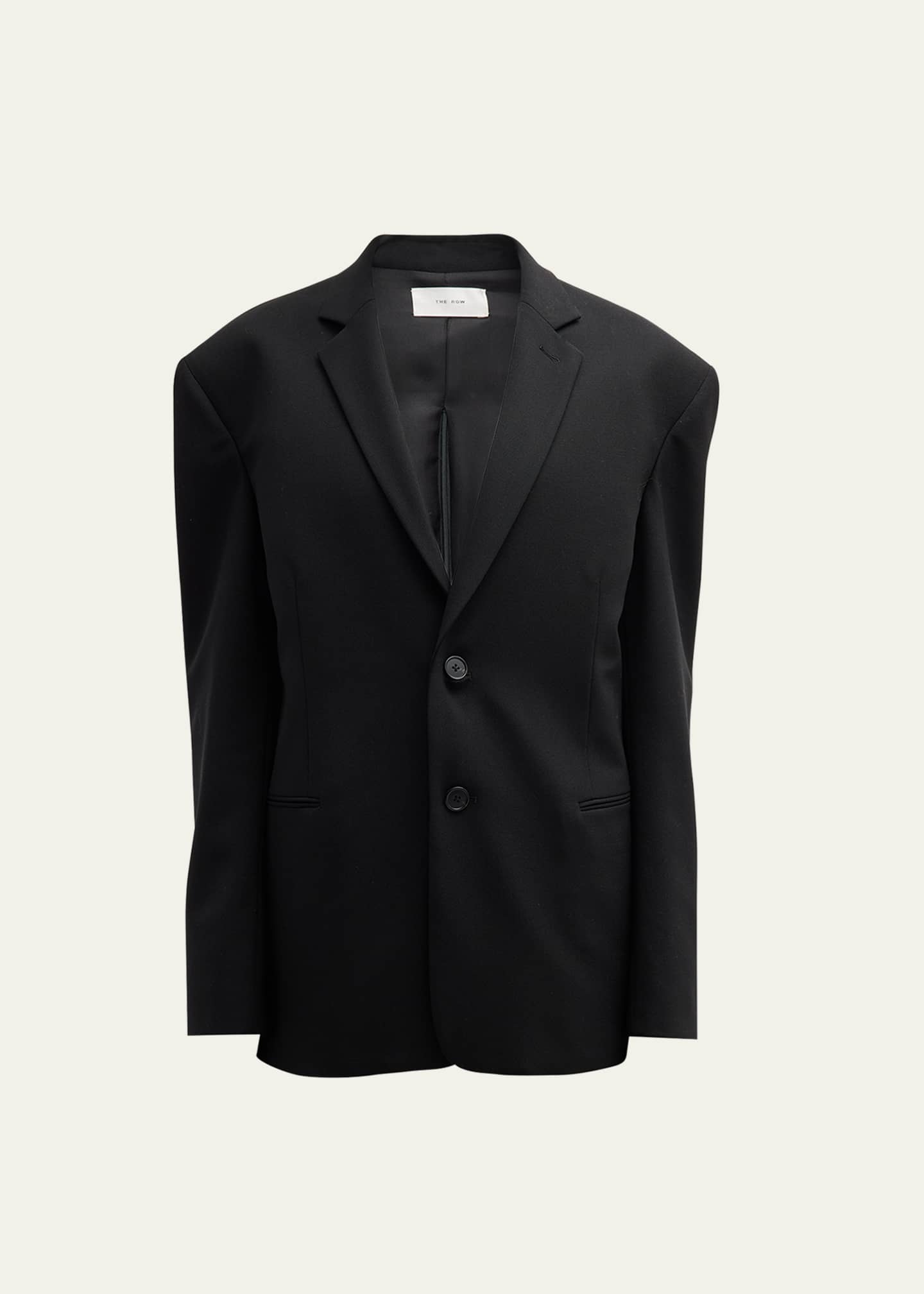 THE ROW Cochise Single-Breasted Wool Jacket - Bergdorf Goodman